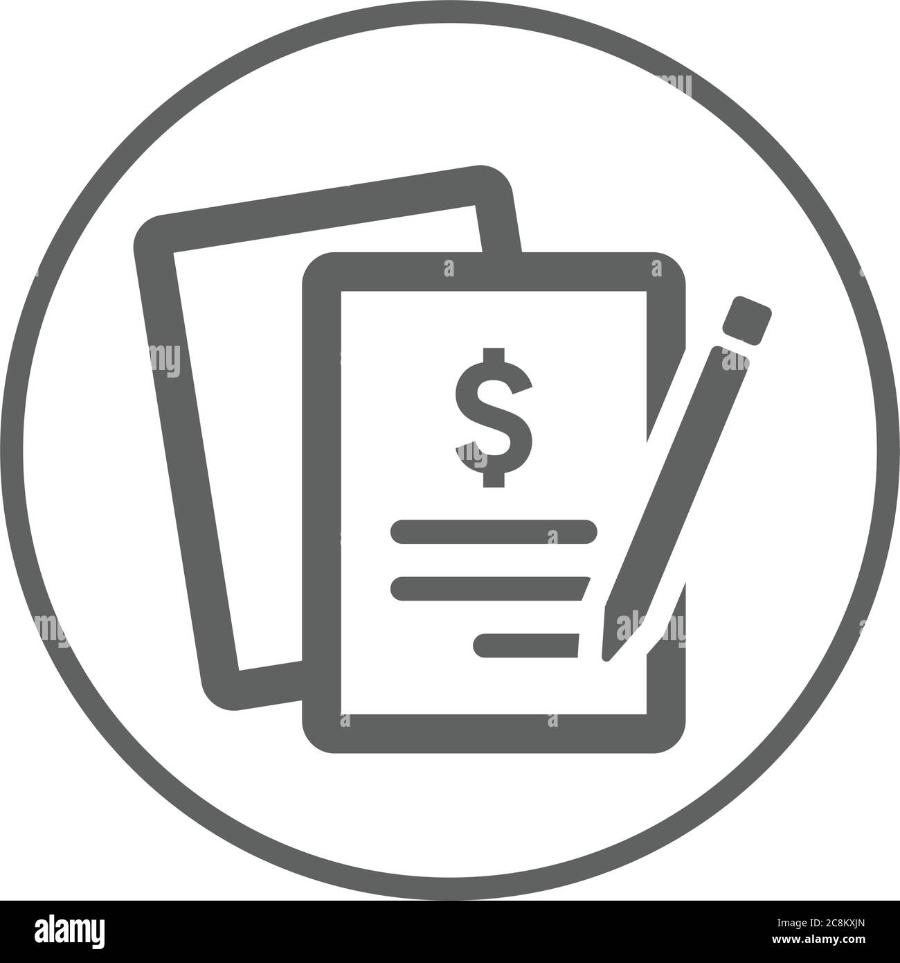 Contract sign icon. Beautiful design and fully editable vector for ...