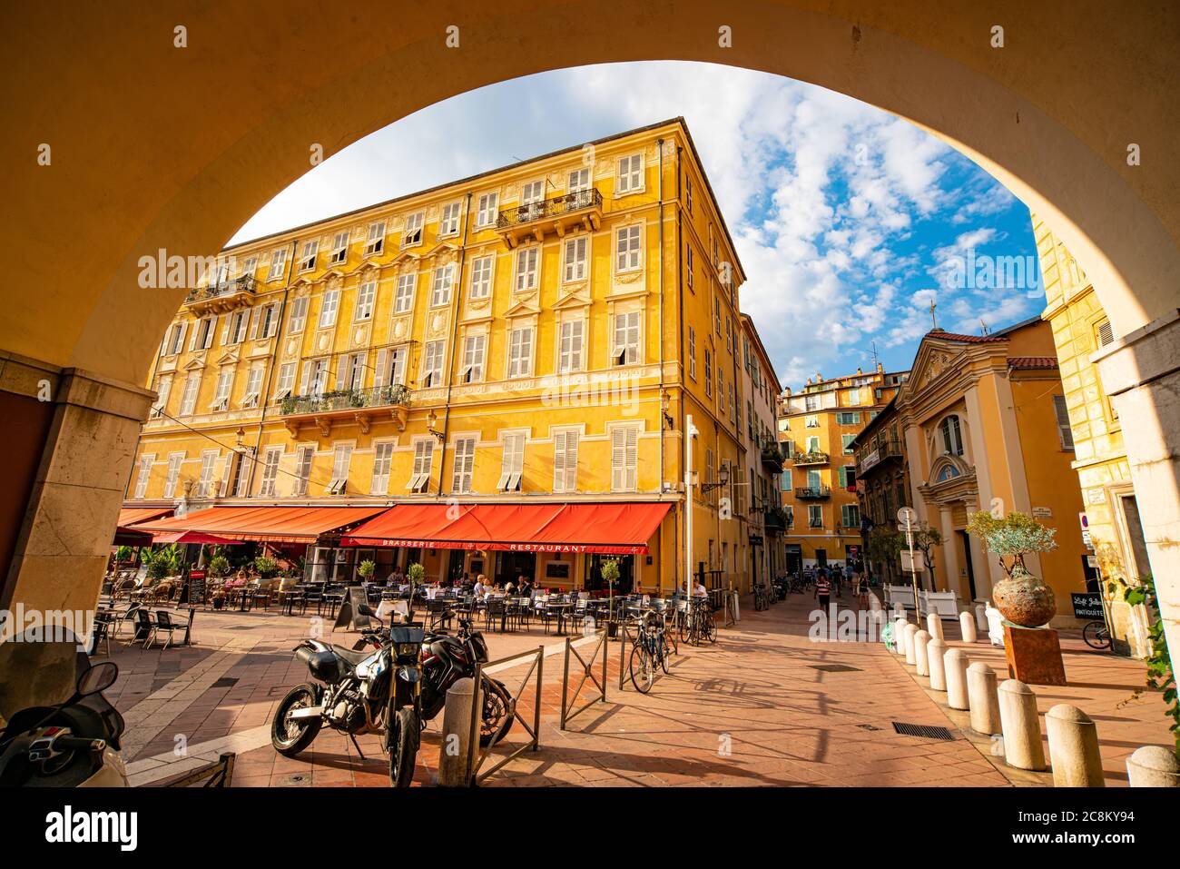 Colourful Riviera of Nice Old Town called Quay of United Nations - CITY ...