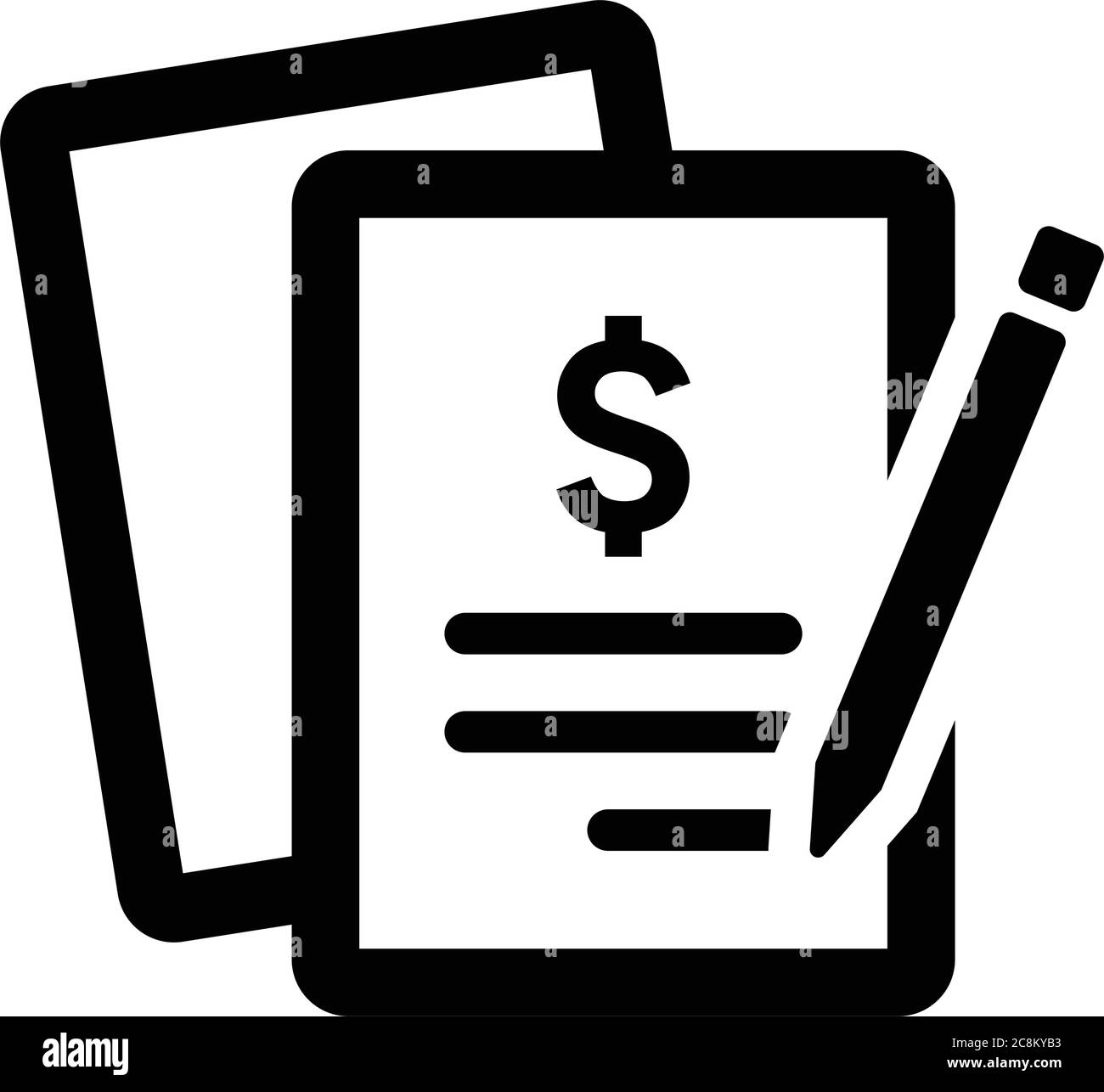 Contract sign icon. Beautiful design and fully editable vector for ...