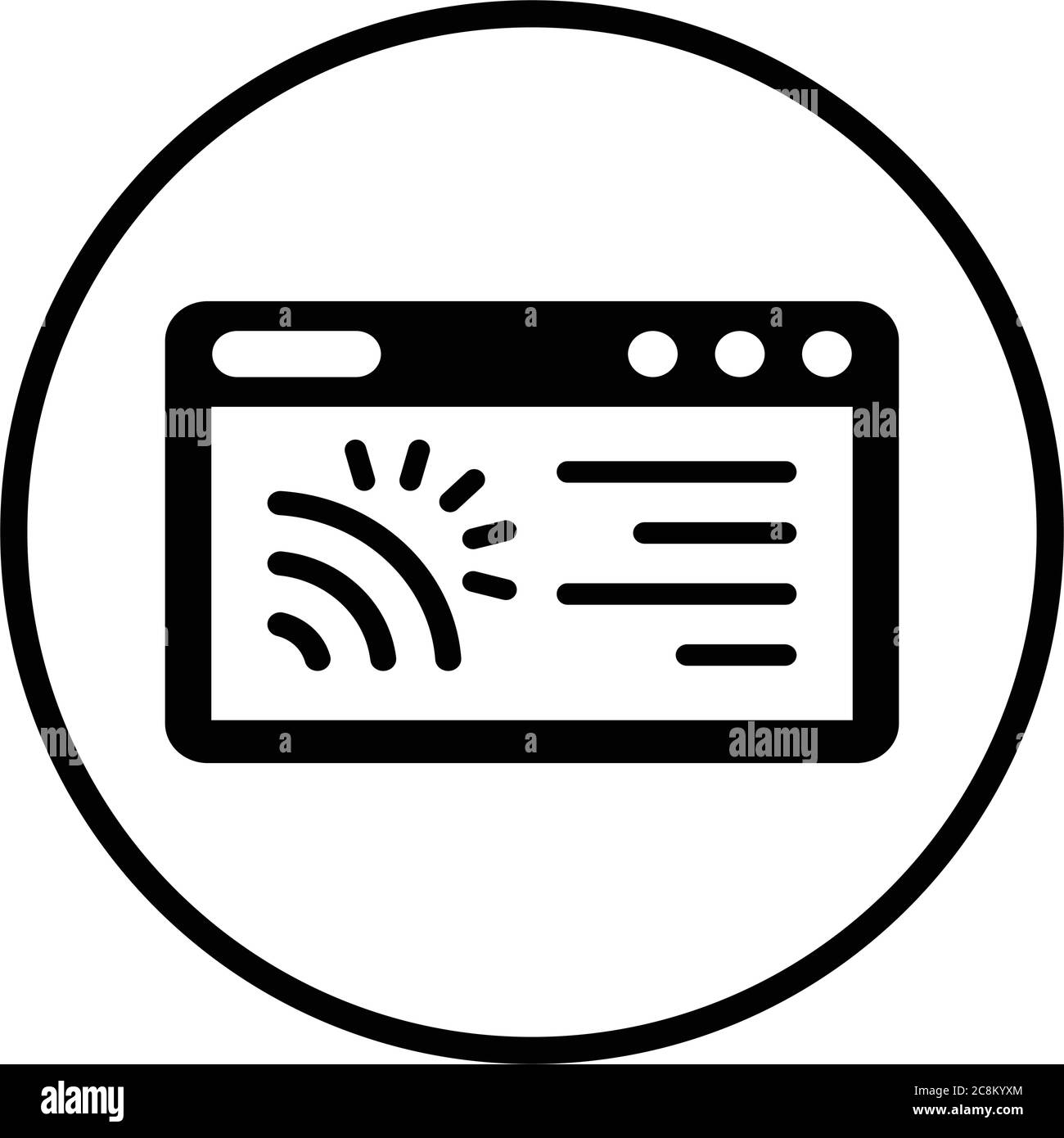 Web page design icon. Beautiful design and fully editable vector for ...