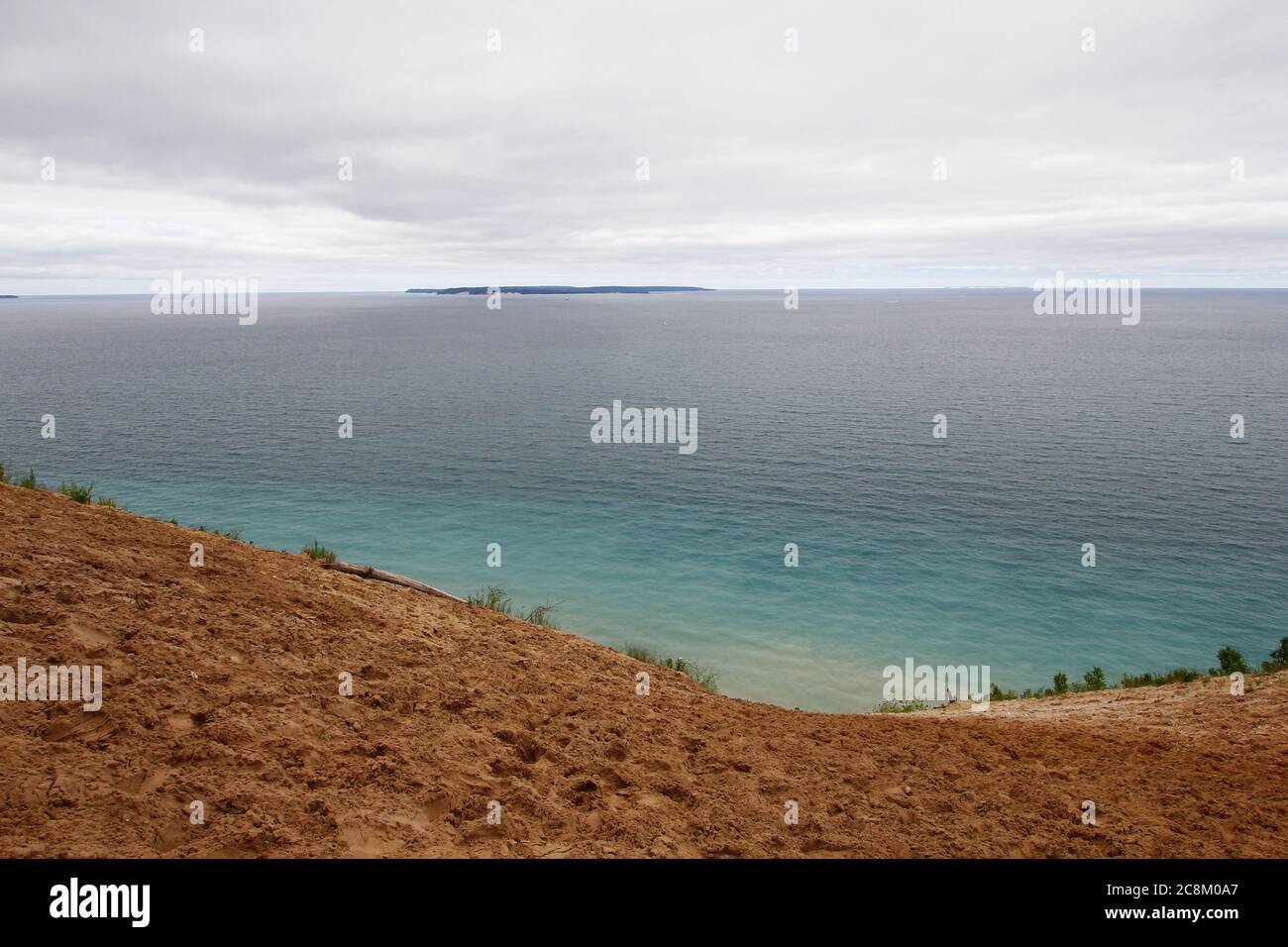 Pyramid Point, Sleeping Bear Dunes National Lakeshore, Michigan Stock ...
