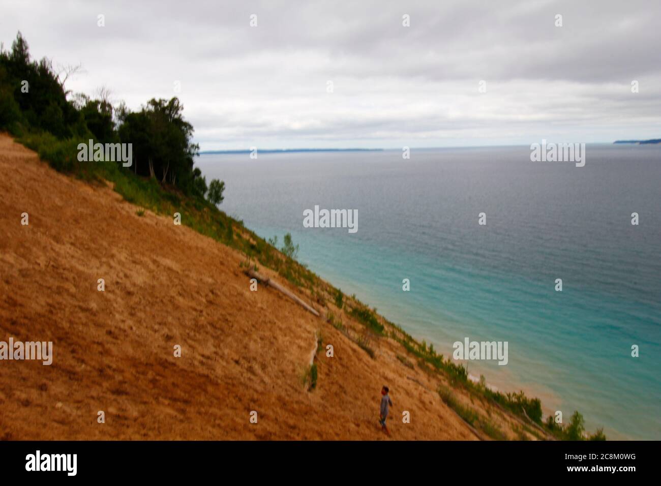 Pyramid Point, Sleeping Bear Dunes National Lakeshore, Michigan Stock ...