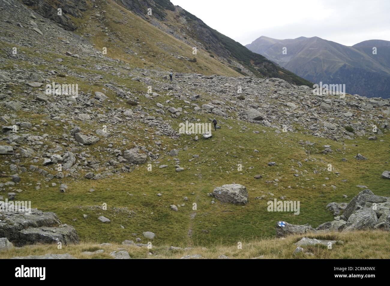 Steep mountain trail hi-res stock photography and images - Alamy