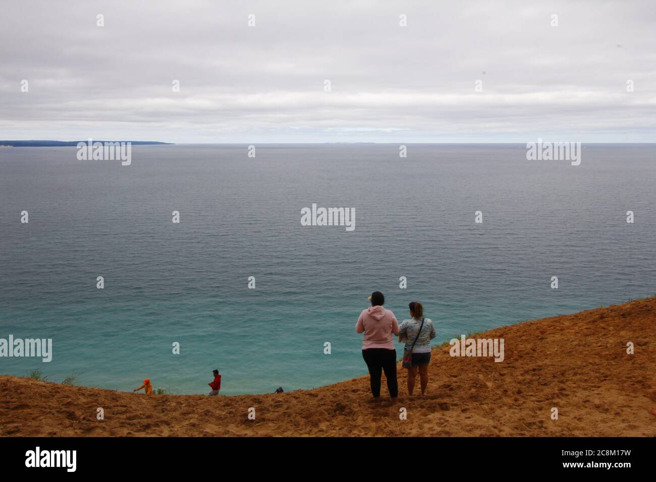 Pyramid Point, Sleeping Bear Dunes National Lakeshore, Michigan Stock ...