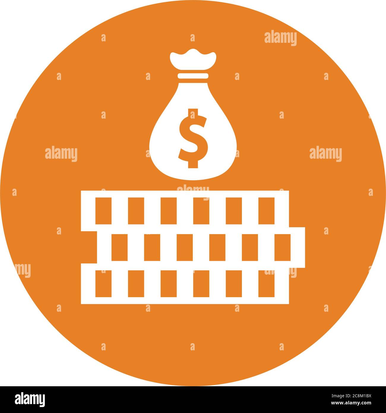 Financial Budget Icon. Beautiful design and fully editable vector for ...