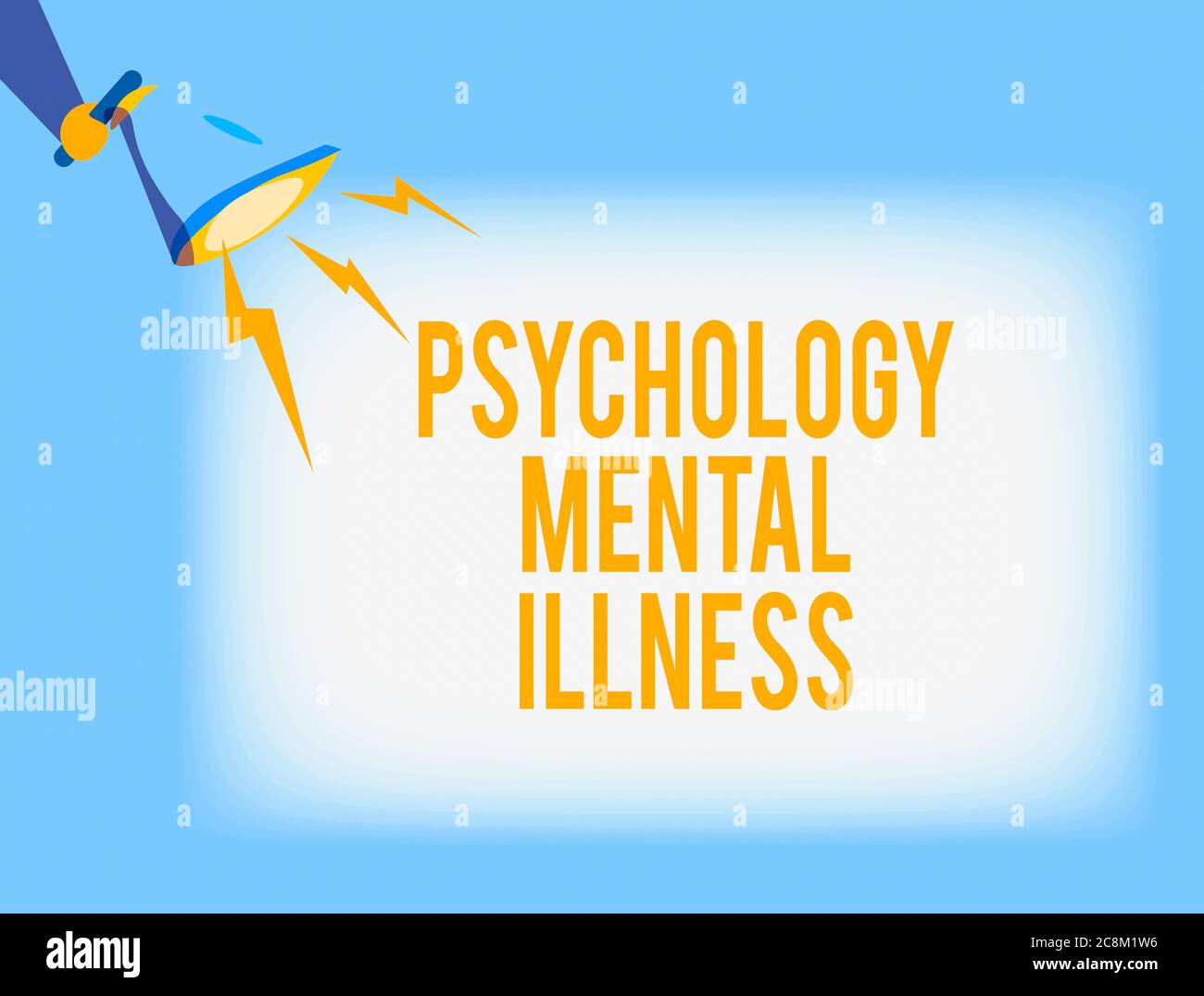 Conceptual hand writing showing Psychology Mental Illness. Concept ...