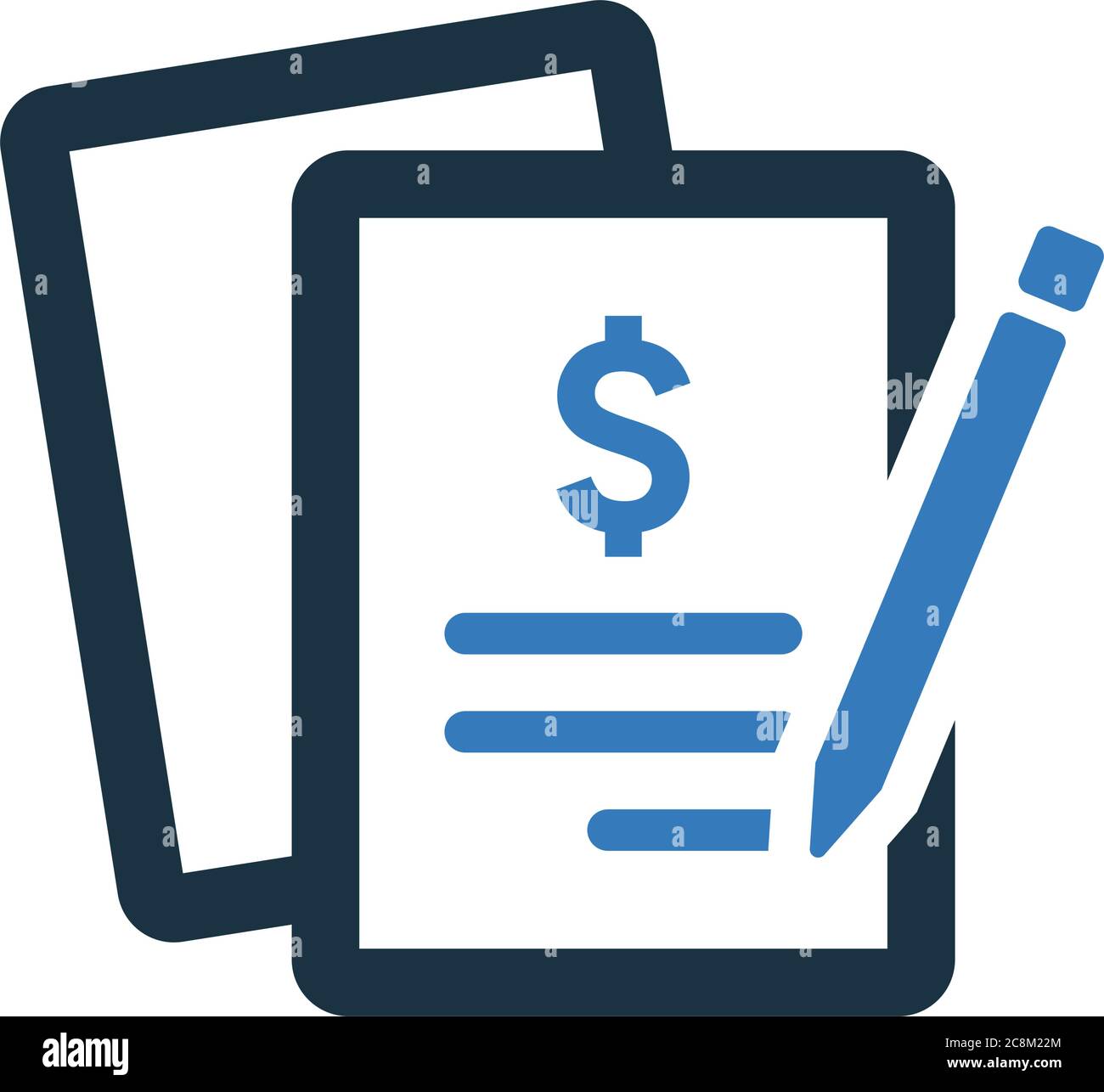 Contract sign icon. Beautiful design and fully editable vector for ...