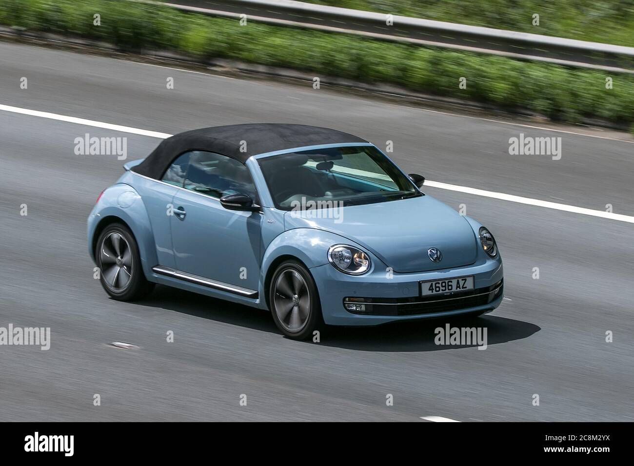 4696AZ Volkswagen VW Beetle 60S Edition Blue Car Cabriolet convertible ...