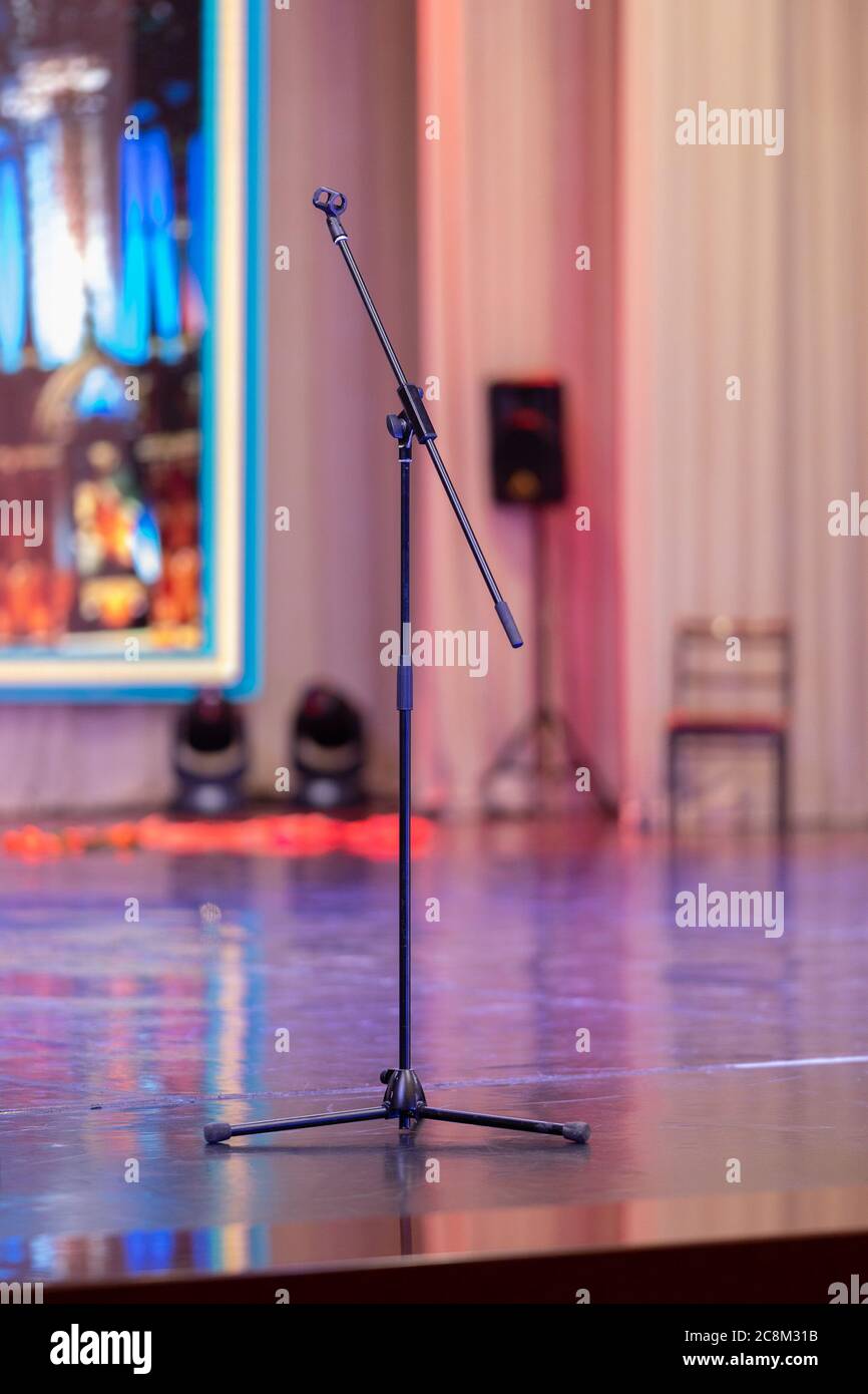 Texture background for design. Stage light. Musical instruments and ...