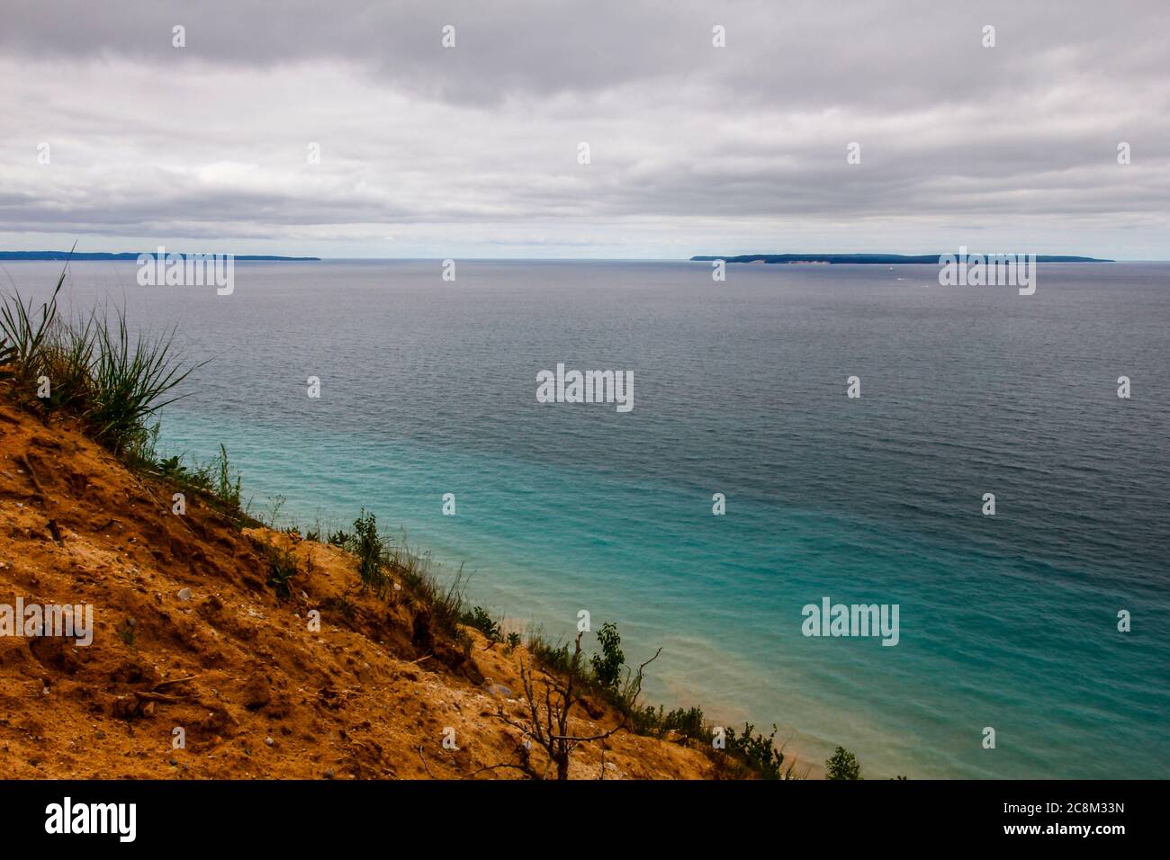 Pyramid Point, Sleeping Bear Dunes National Lakeshore, Michigan Stock ...