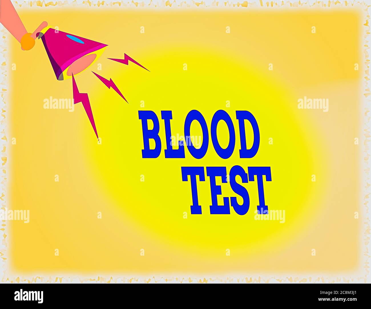 Word writing text Blood Test. Business photo showcasing Extracted blood ...