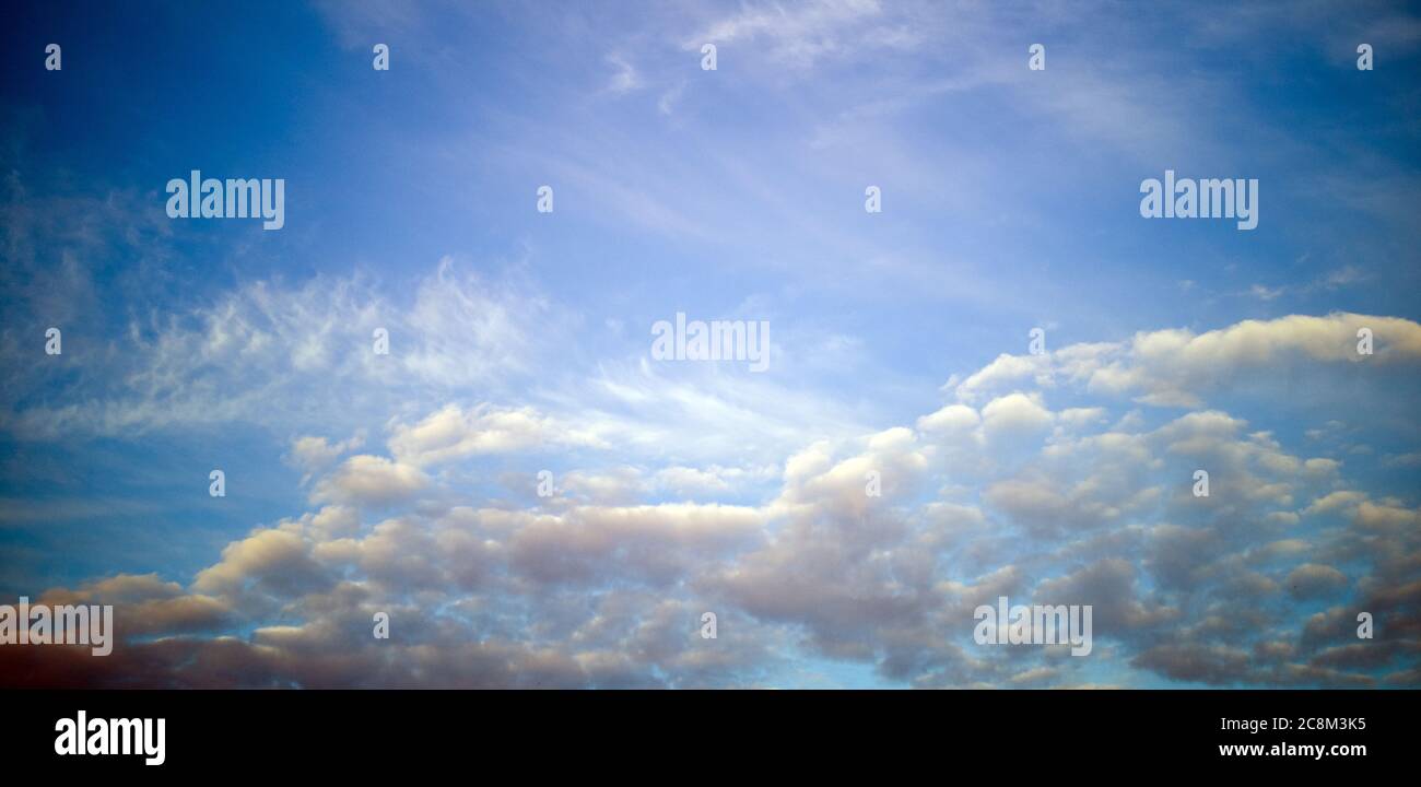 The divine sky and sun. Beautiful blue background Stock Photo - Alamy