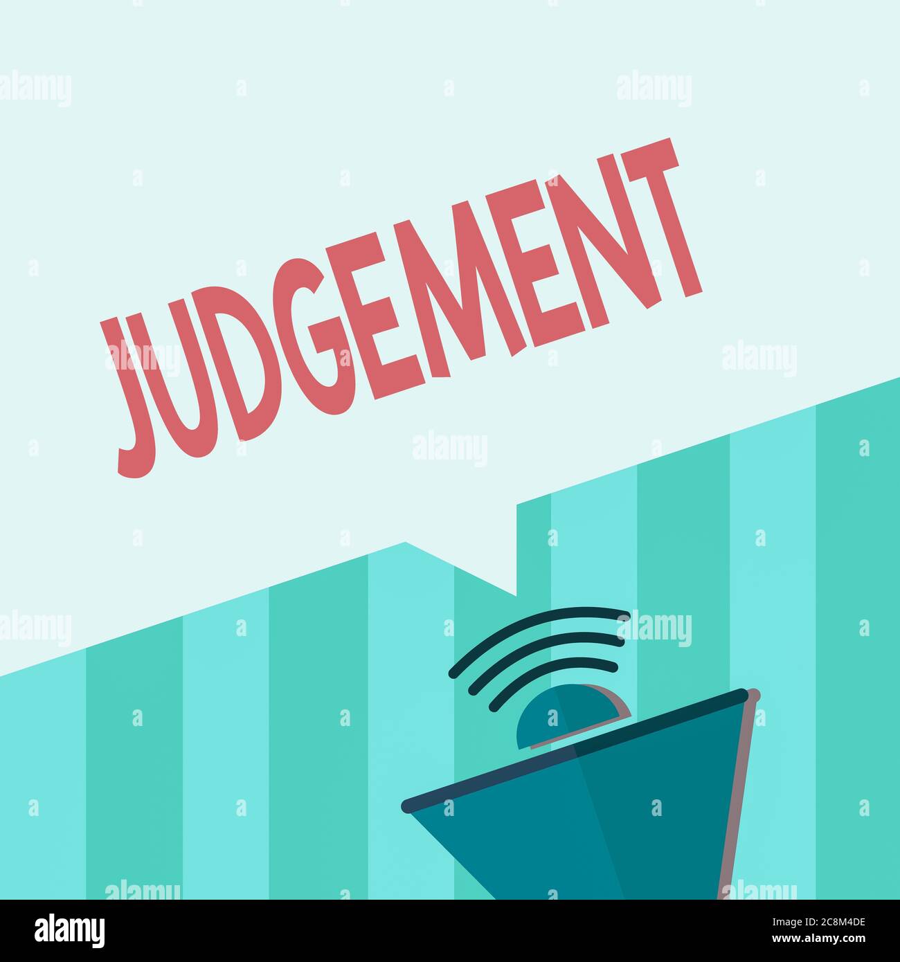 Word writing text Judgement. Business photo showcasing process of ...