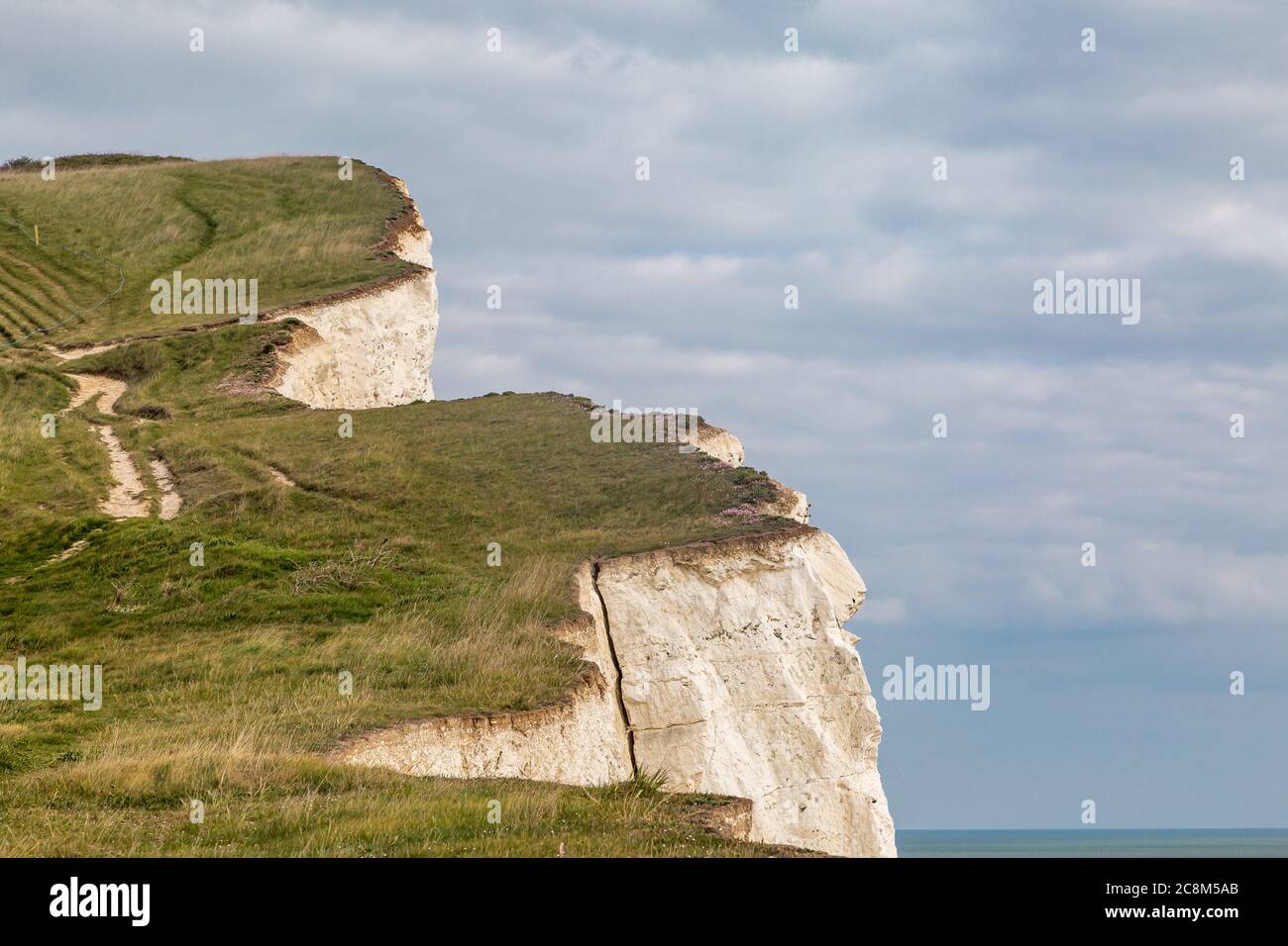 Chalk cliff erosion crack hi-res stock photography and images - Alamy