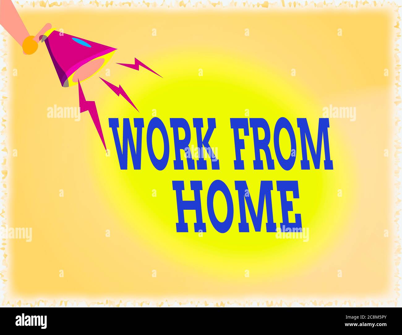 Word writing text Work From Home. Business photo showcasing ...