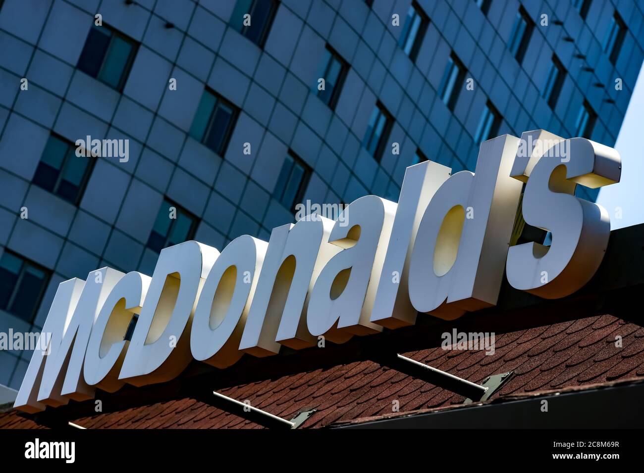 Mcdonald's old logo hi-res stock photography and images - Alamy