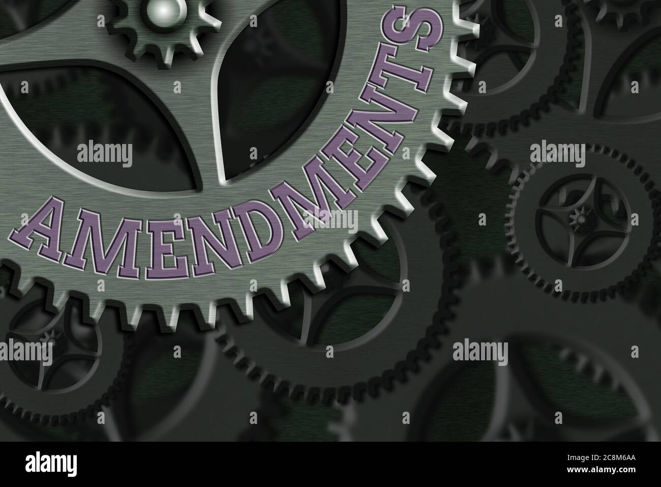 Text sign showing Amendments. Business photo showcasing process of ...
