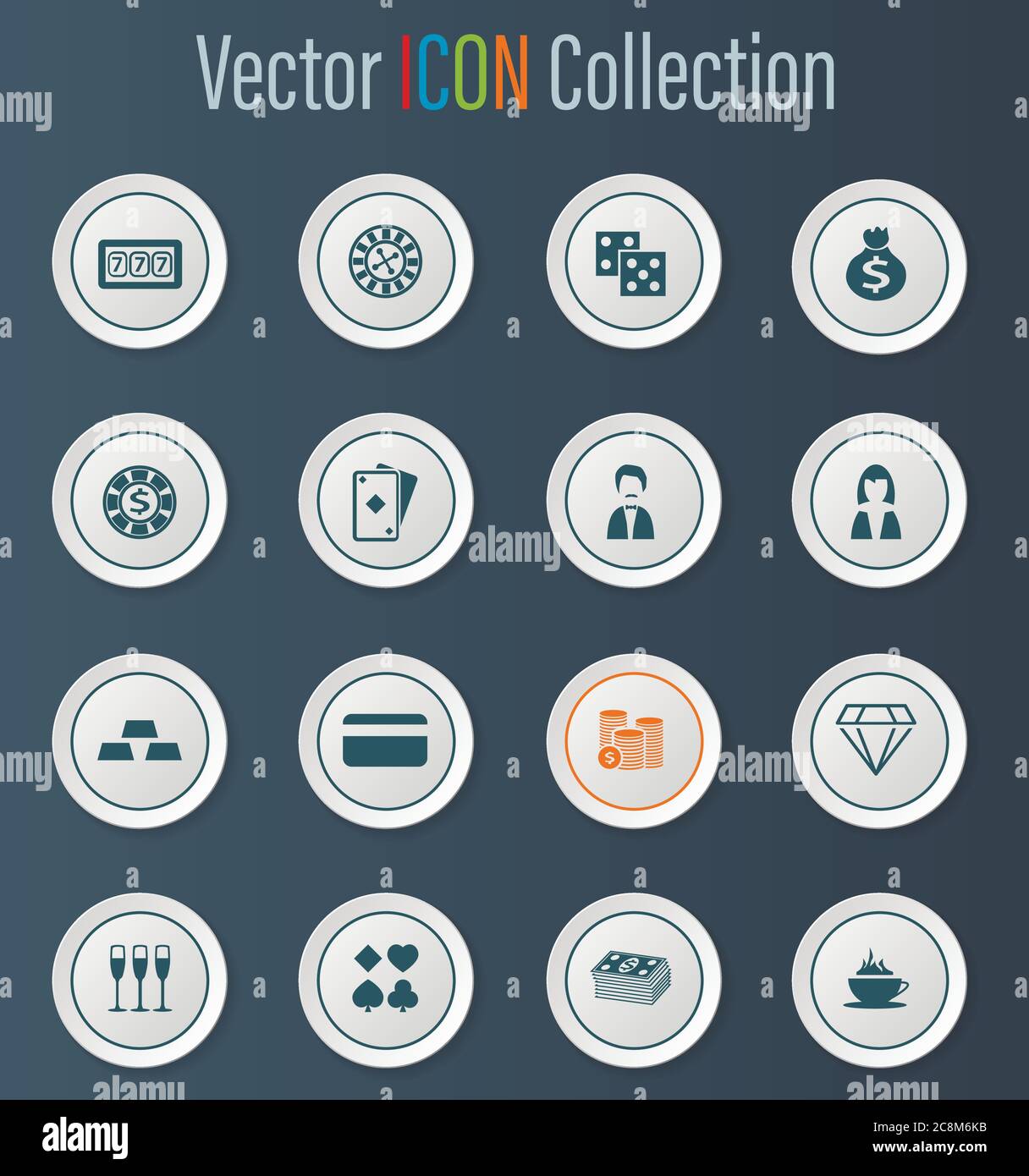 Woman casino dice Stock Vector Images - Alamy