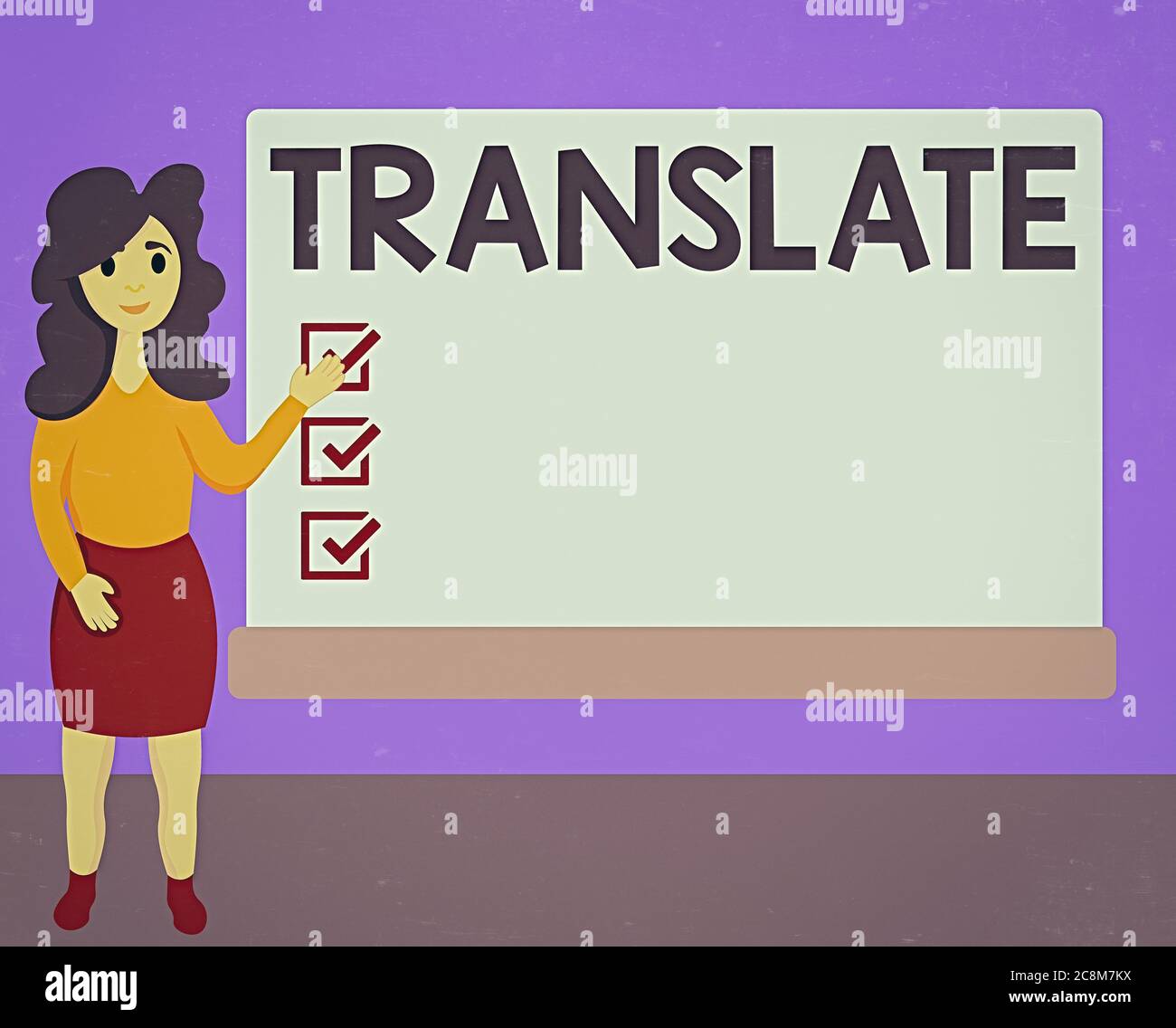 Interpret decipher render hi-res stock photography and images - Alamy