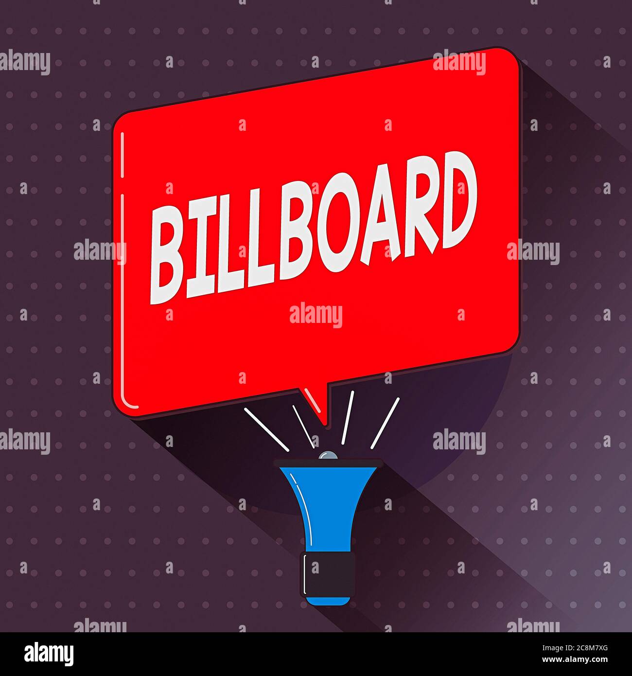 Text sign showing Billboard. Business photo text a flat surface on ...