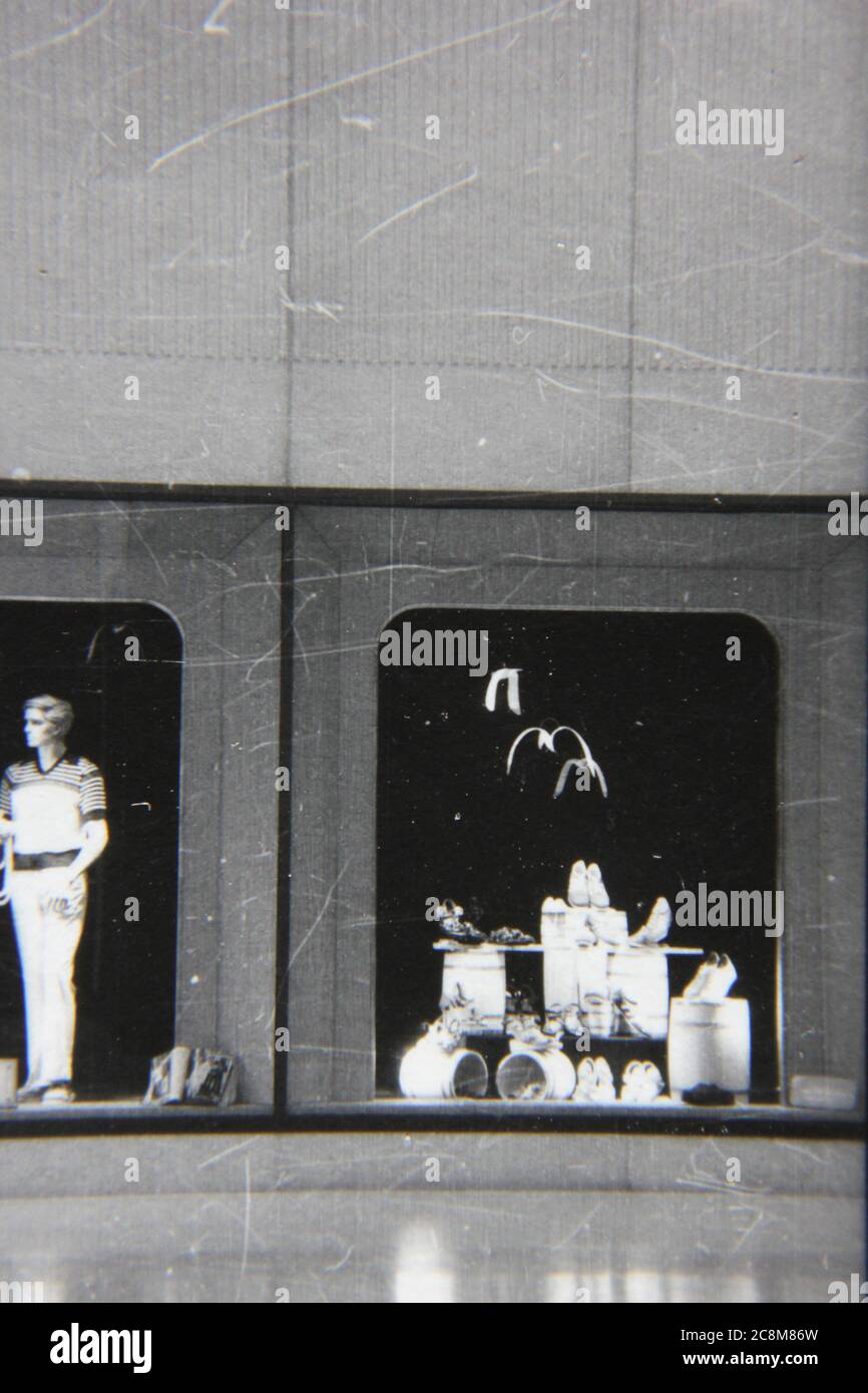 Fine 70s vintage black and white lifestyle photography of fashionable ...