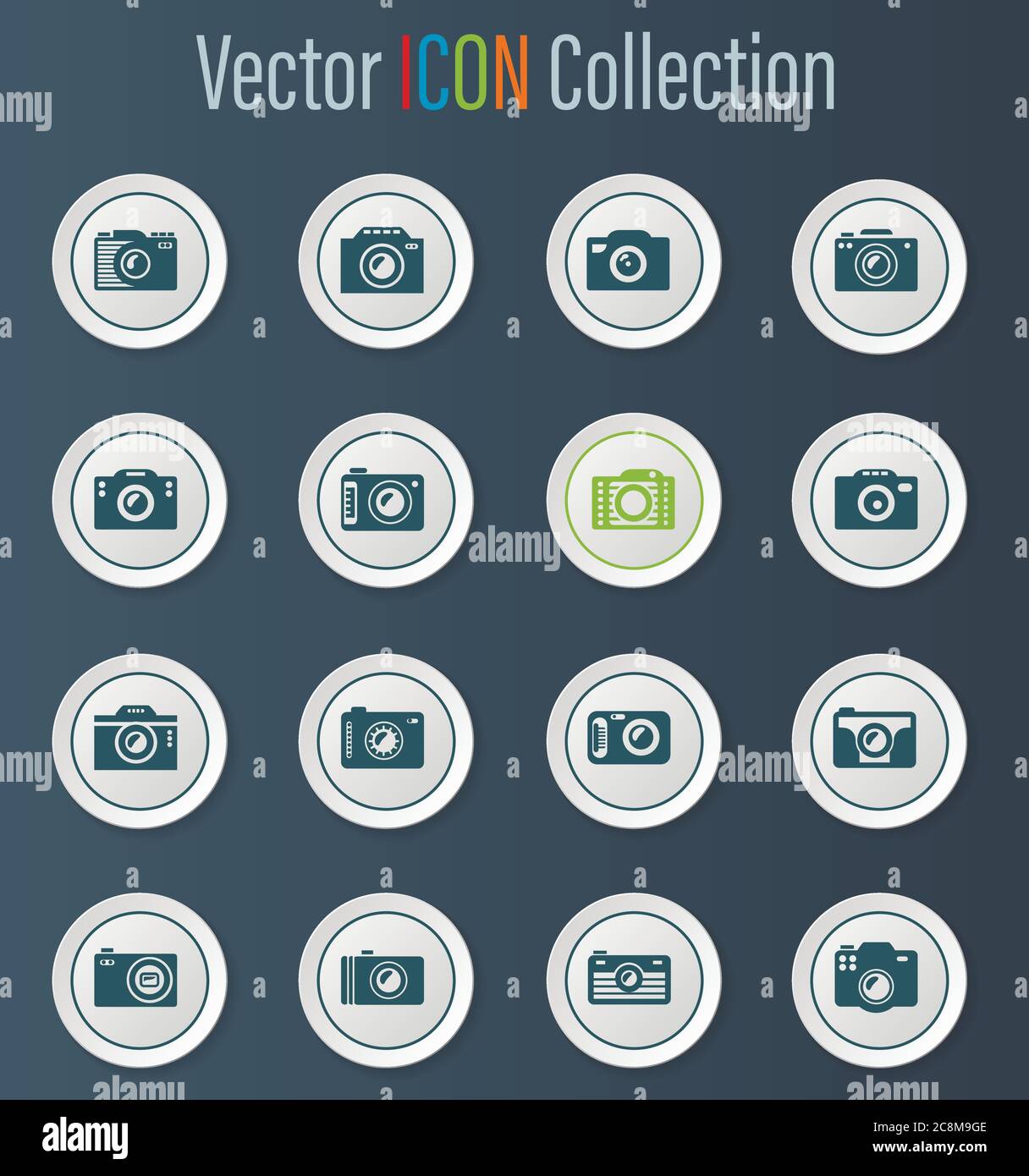 Camera equipment icon Stock Vector Images - Alamy