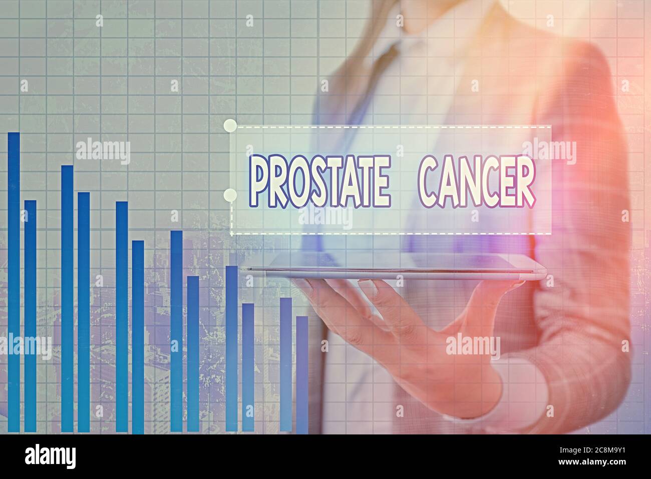 Handwriting text Prostate Cancer. Conceptual photo development of ...
