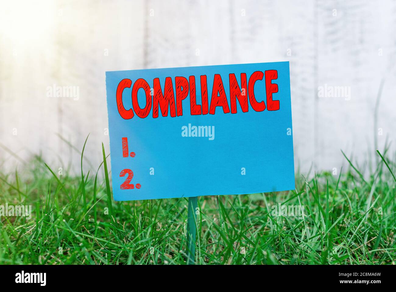 Handwriting text Compliance. Conceptual photo ability of an object to ...