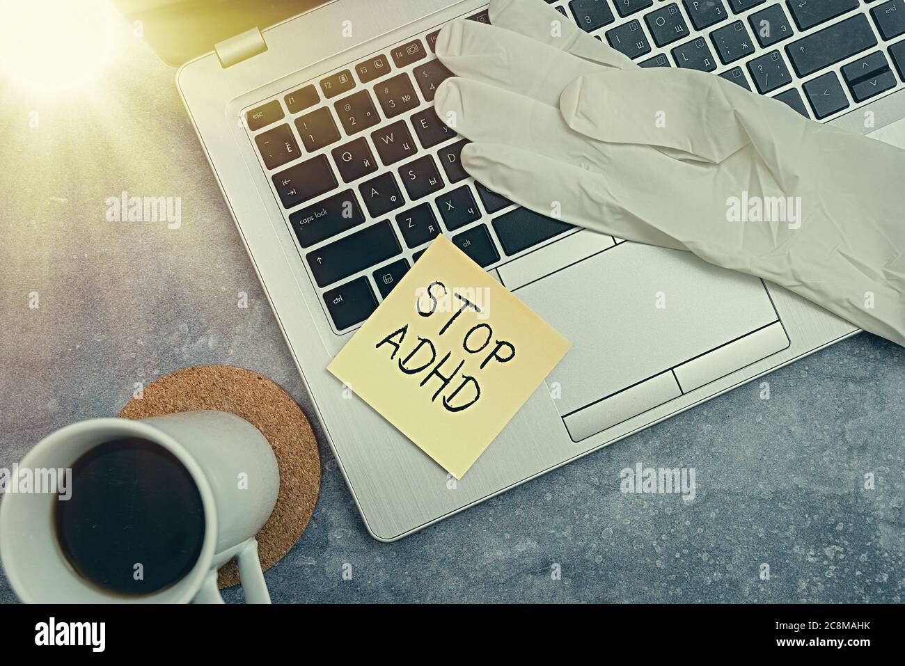 Hand writing adhd attention deficit hi-res stock photography and images ...
