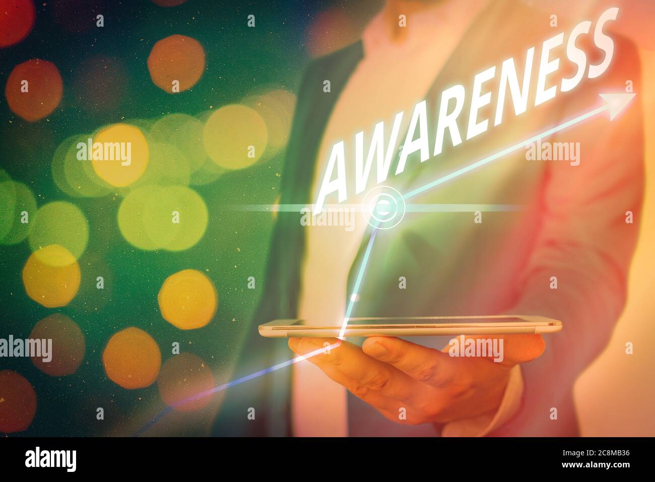 Word writing text Awareness. Business photo showcasing quality or state ...