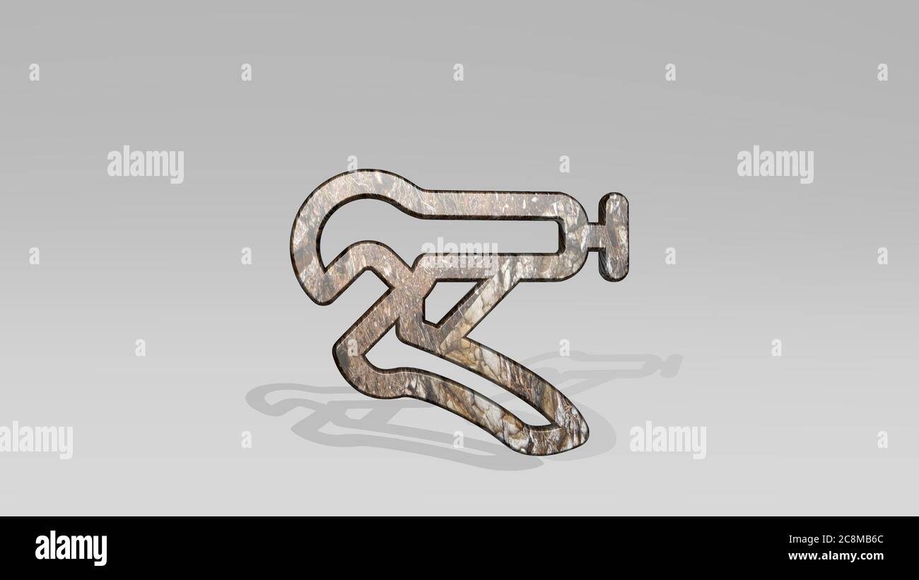 tools slip joint pliers casting shadow from a perspective. A thick ...