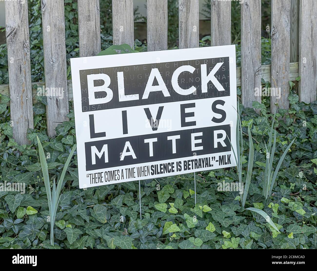 A political message expressing this signs message Stock Photo - Alamy