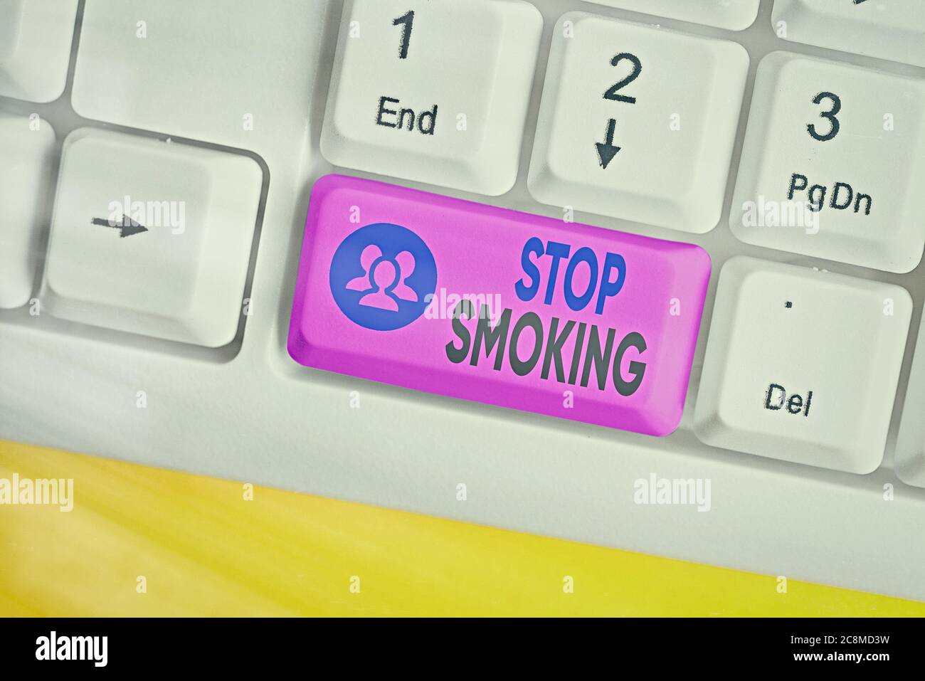 Conceptual hand writing showing Stop Smoking. Concept meaning the ...