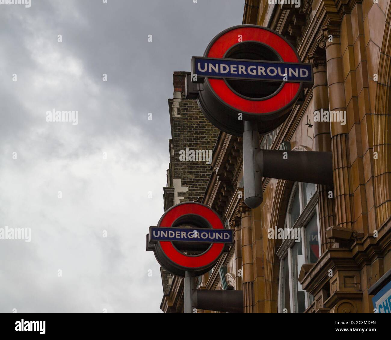 LONDON, UK, 27 APRIL 2018: London Tube Sign Stock Photo - Alamy