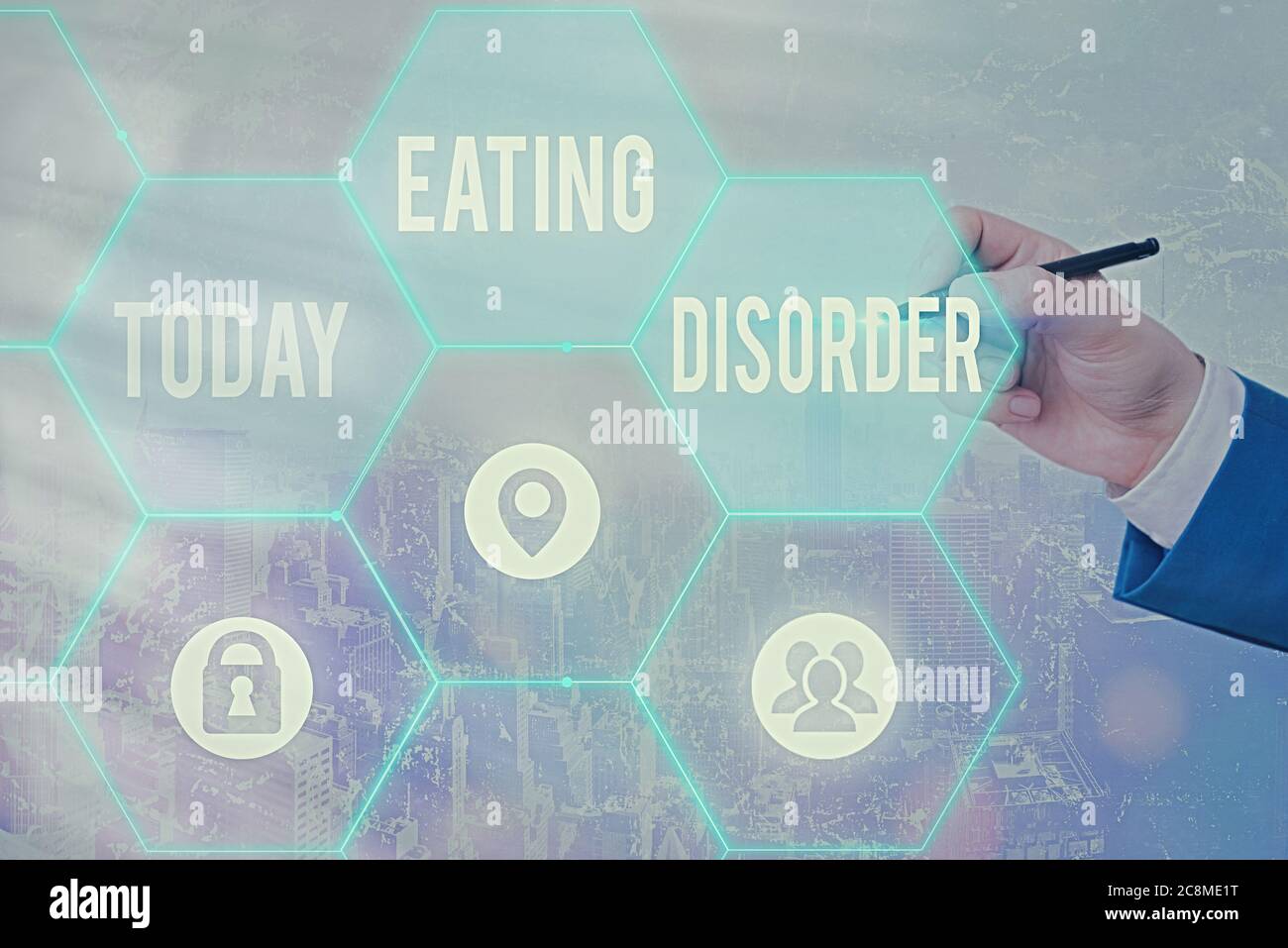 Handwriting text writing Eating Disorder. Conceptual photo illnesses or ...