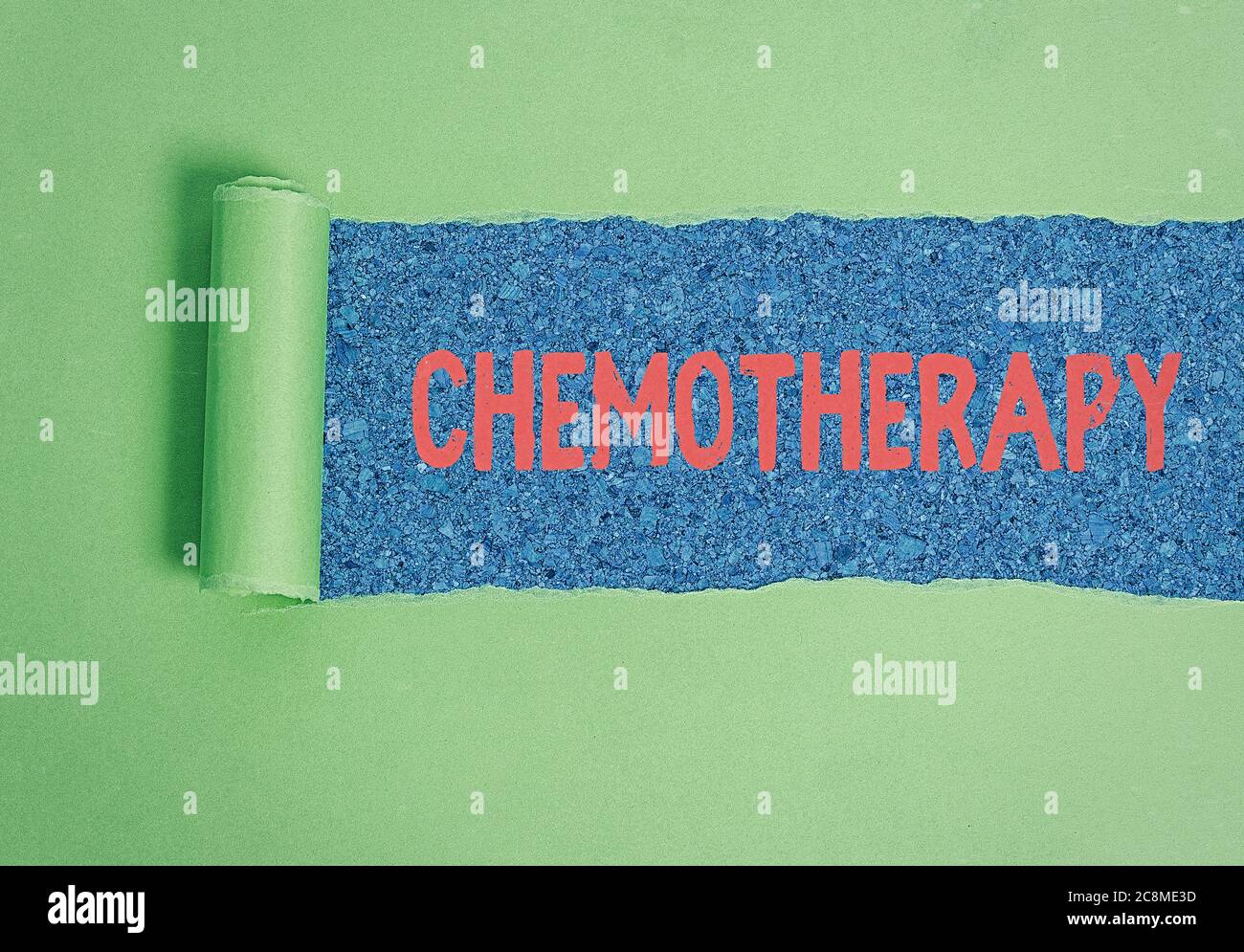 Handwriting text Chemotherapy. Conceptual photo the treatment of ...