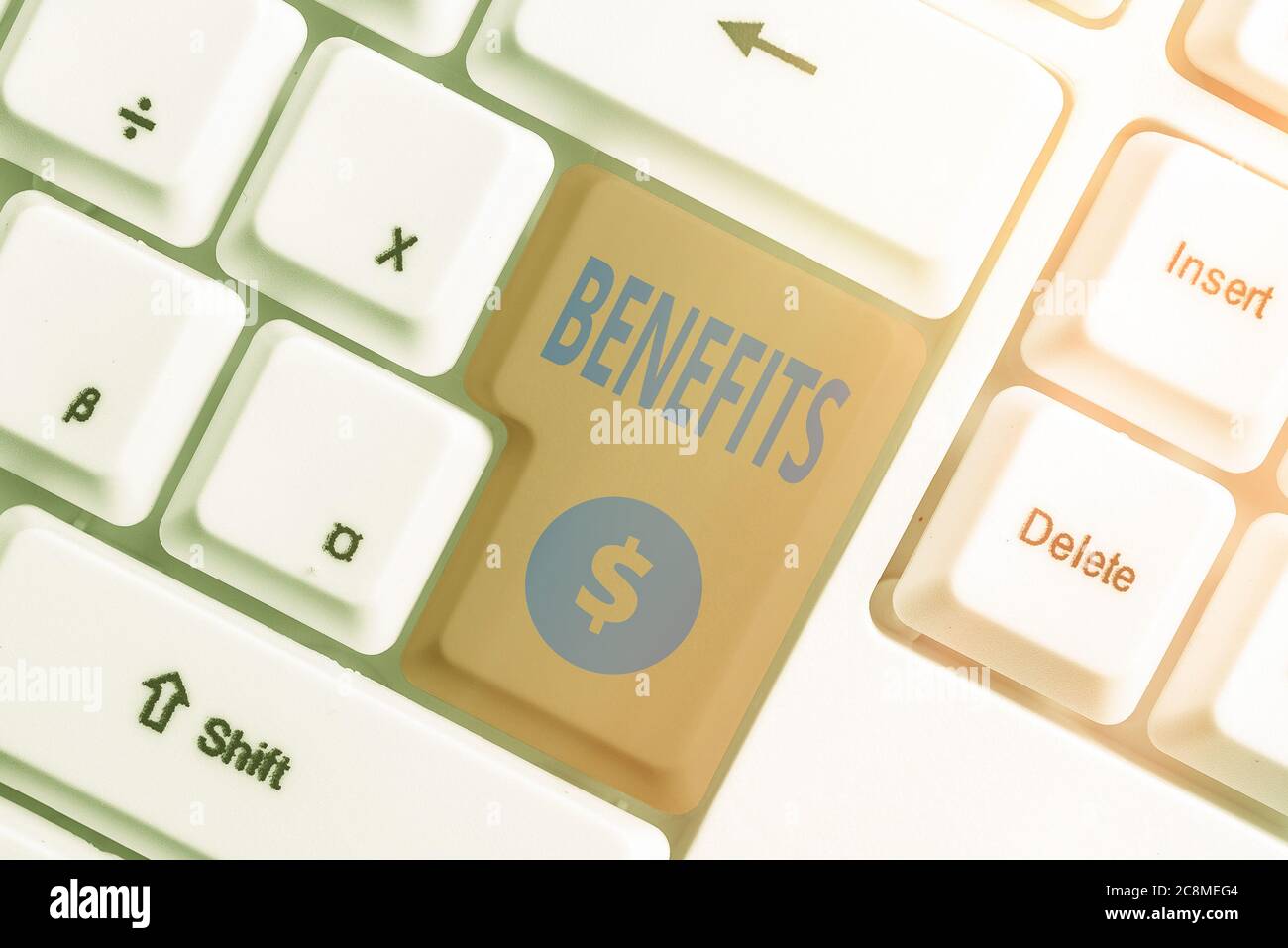 Handwriting text Benefits. Conceptual photo produces helpful results or ...