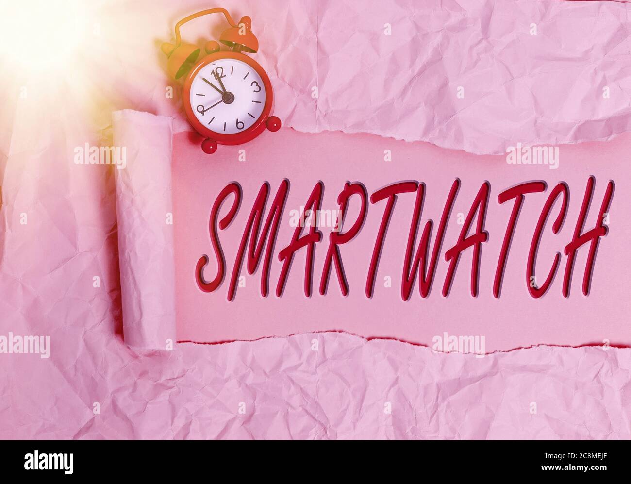 Word writing text Smartwatch. Business photo showcasing mobile device ...