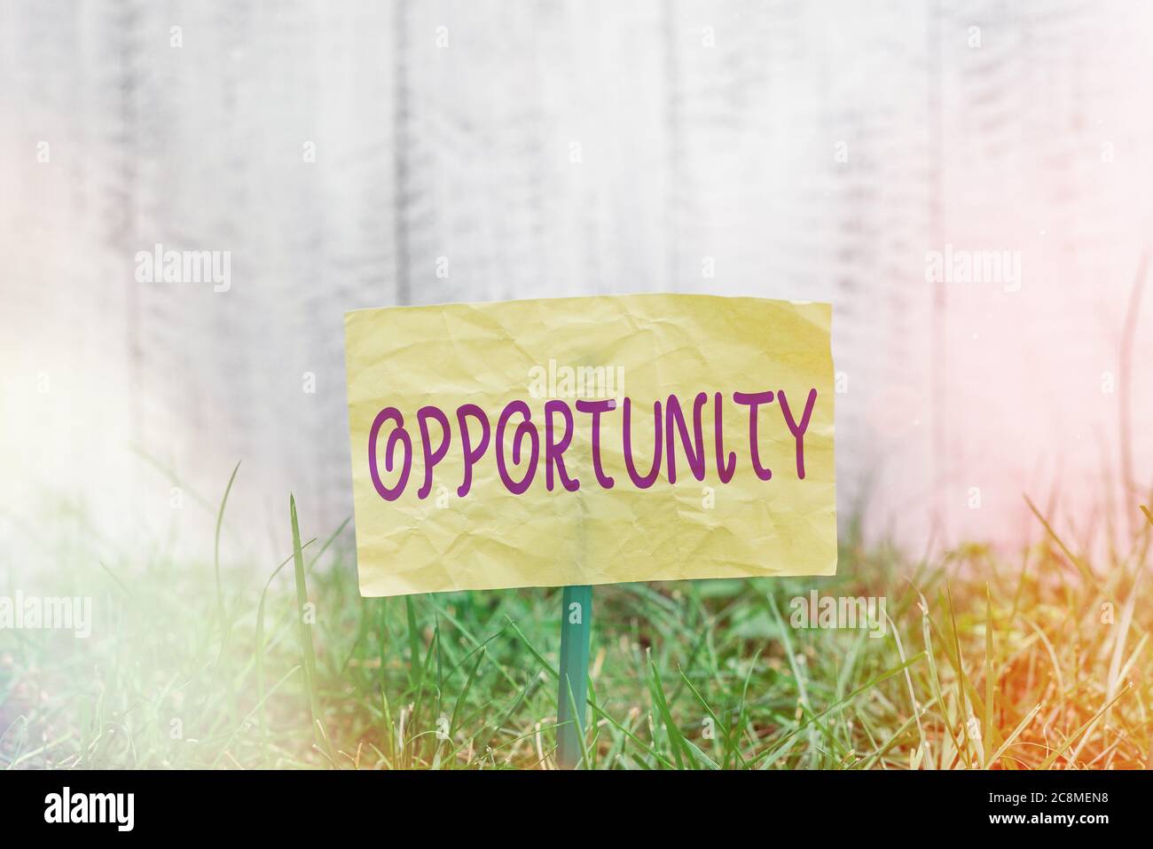 Handwriting text writing Opportunity. Conceptual photo set of ...