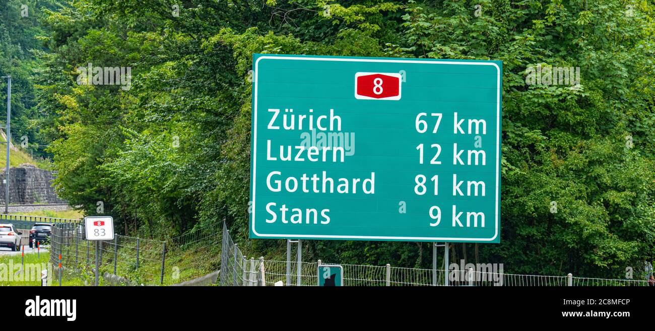 Zurich city signs hi-res stock photography and images - Alamy
