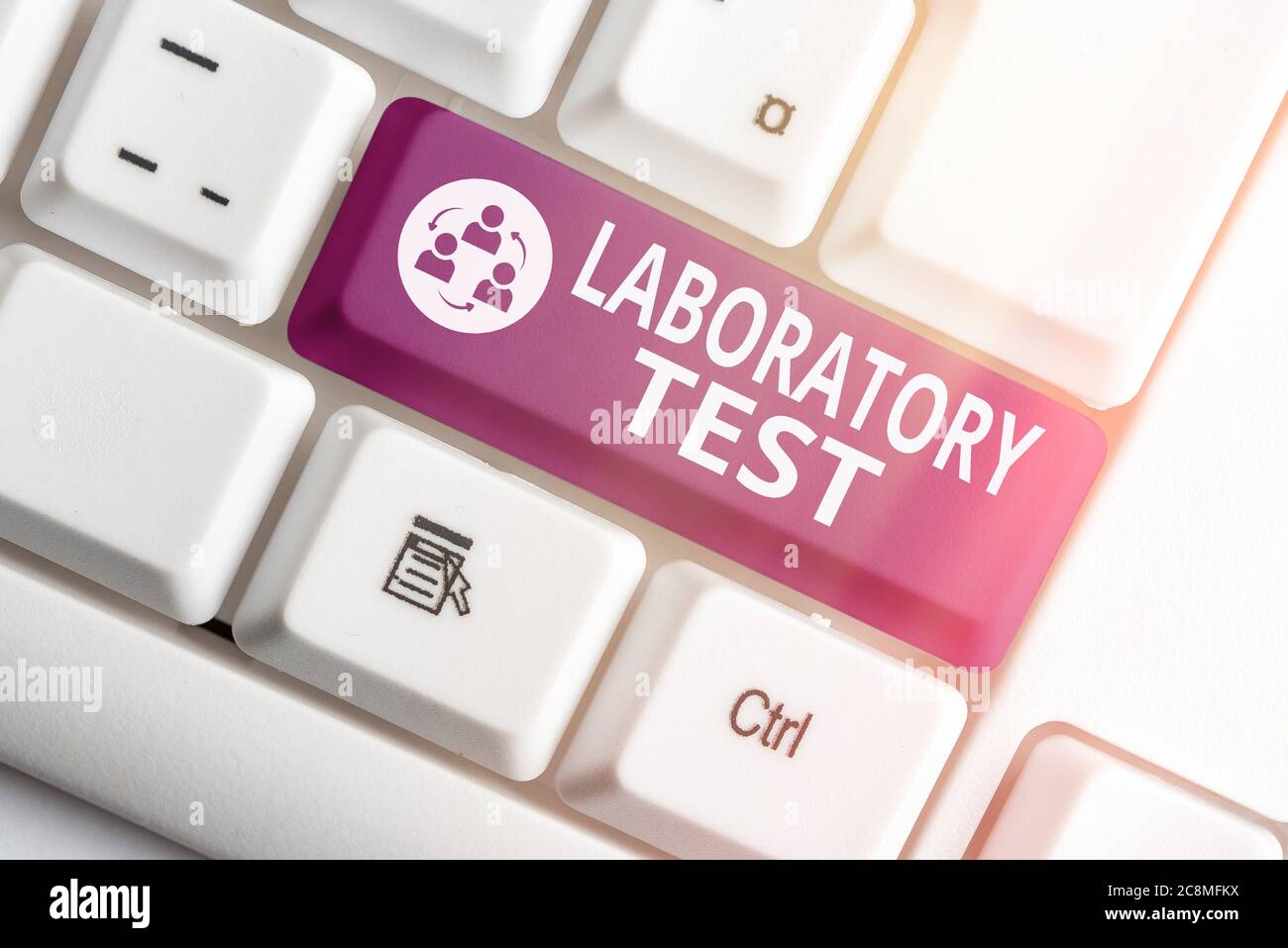 Handwriting text writing Laboratory Test. Conceptual photo ...