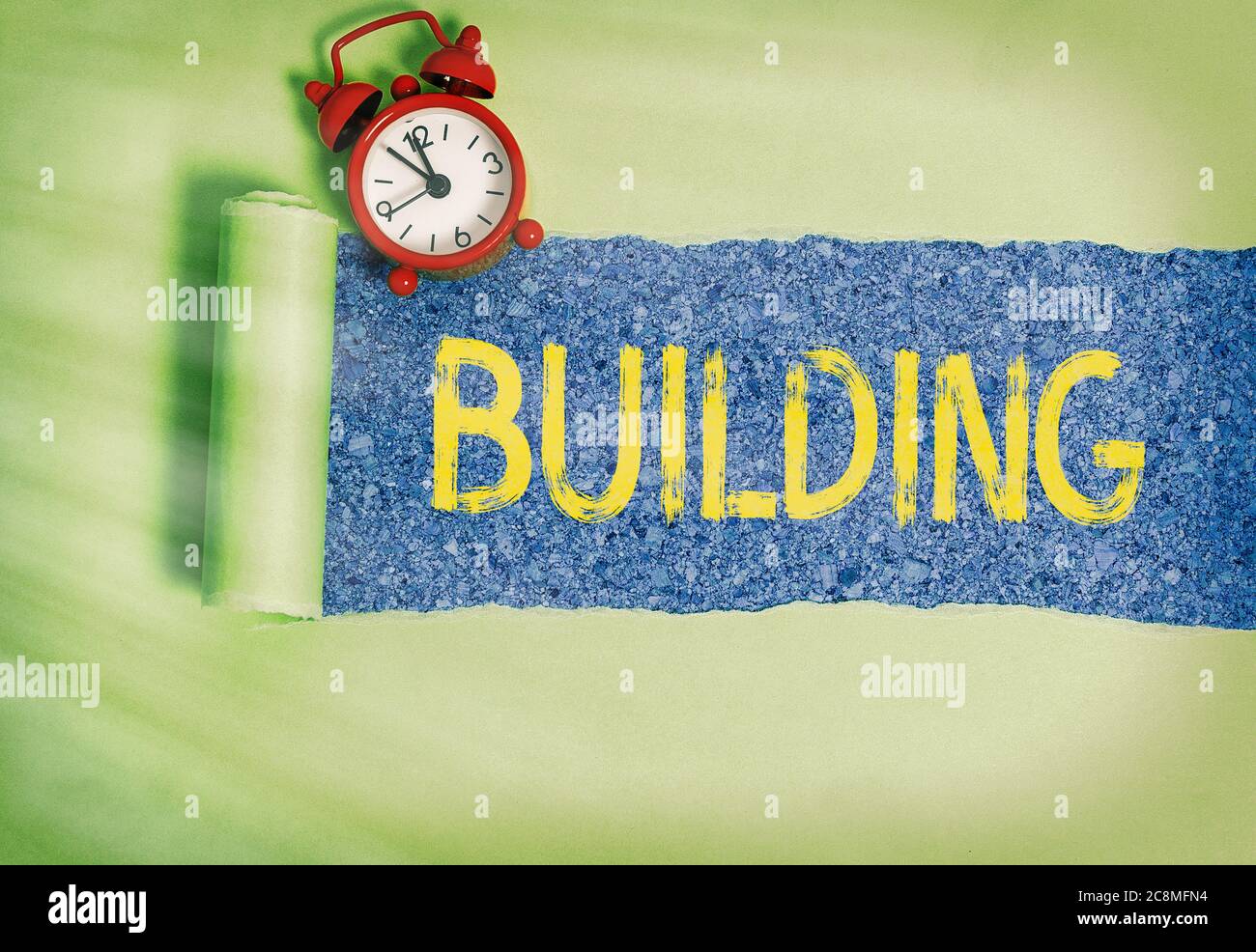 Handwriting text writing Building. Conceptual photo the art or business ...