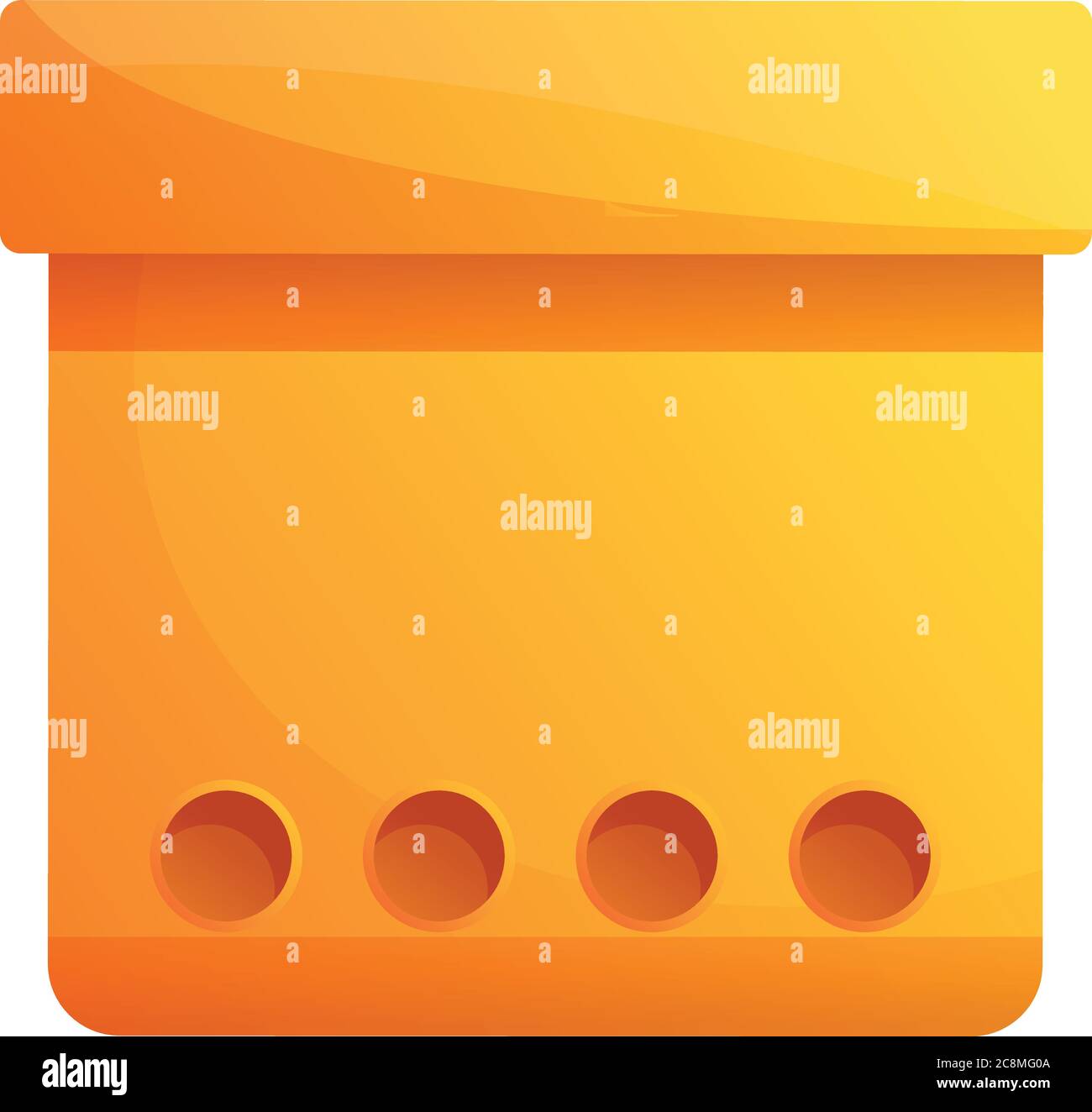 Carton document box icon. Cartoon of carton document box vector icon ...