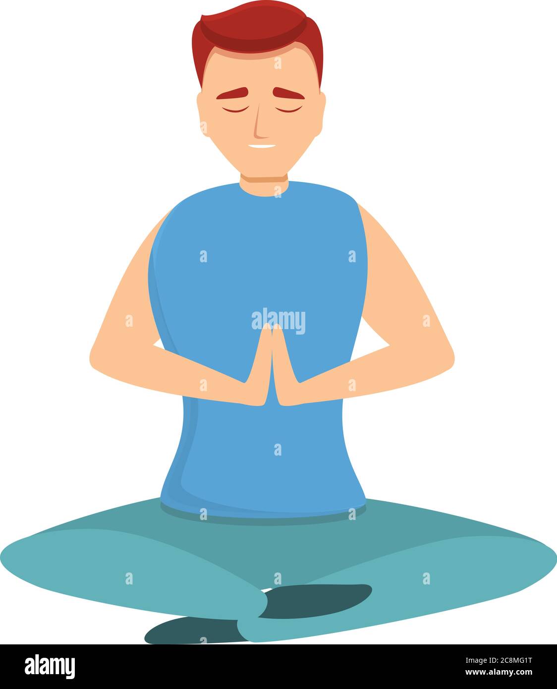 Habit meditation icon. Cartoon of habit meditation vector icon for web ...