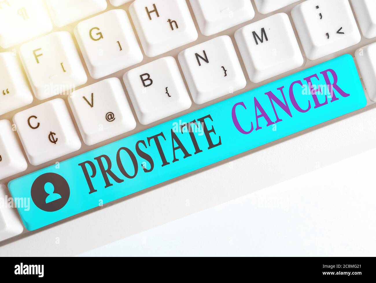 Writing note showing Prostate Cancer. Business concept for development ...