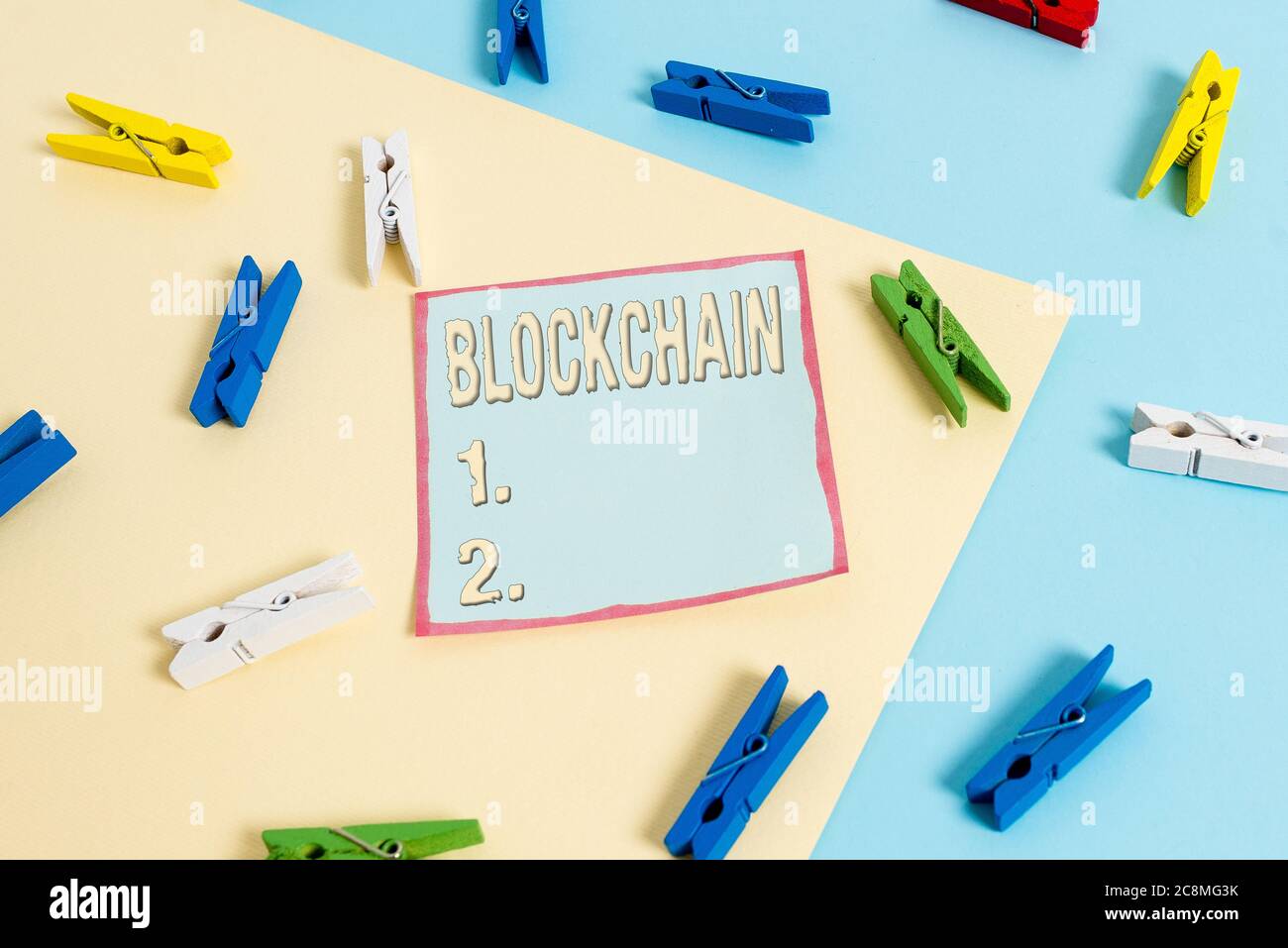 Word writing text Blockchain. Business photo showcasing digital ...