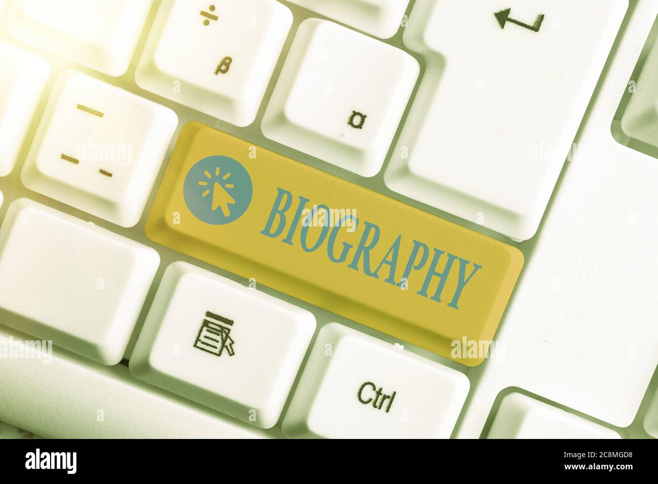 Word writing text Biography. Business photo showcasing an account of ...