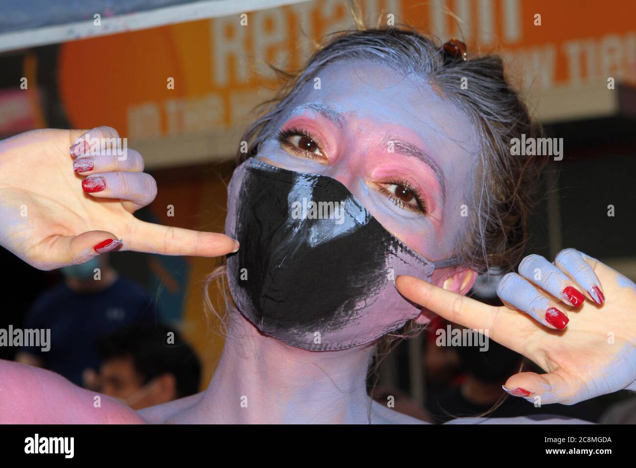 Nyc body painting day hi-res stock photography and images - Alamy