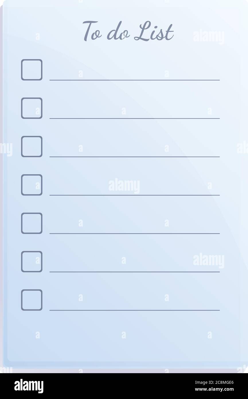 Note to do list icon. Cartoon of note to do list vector icon for web ...