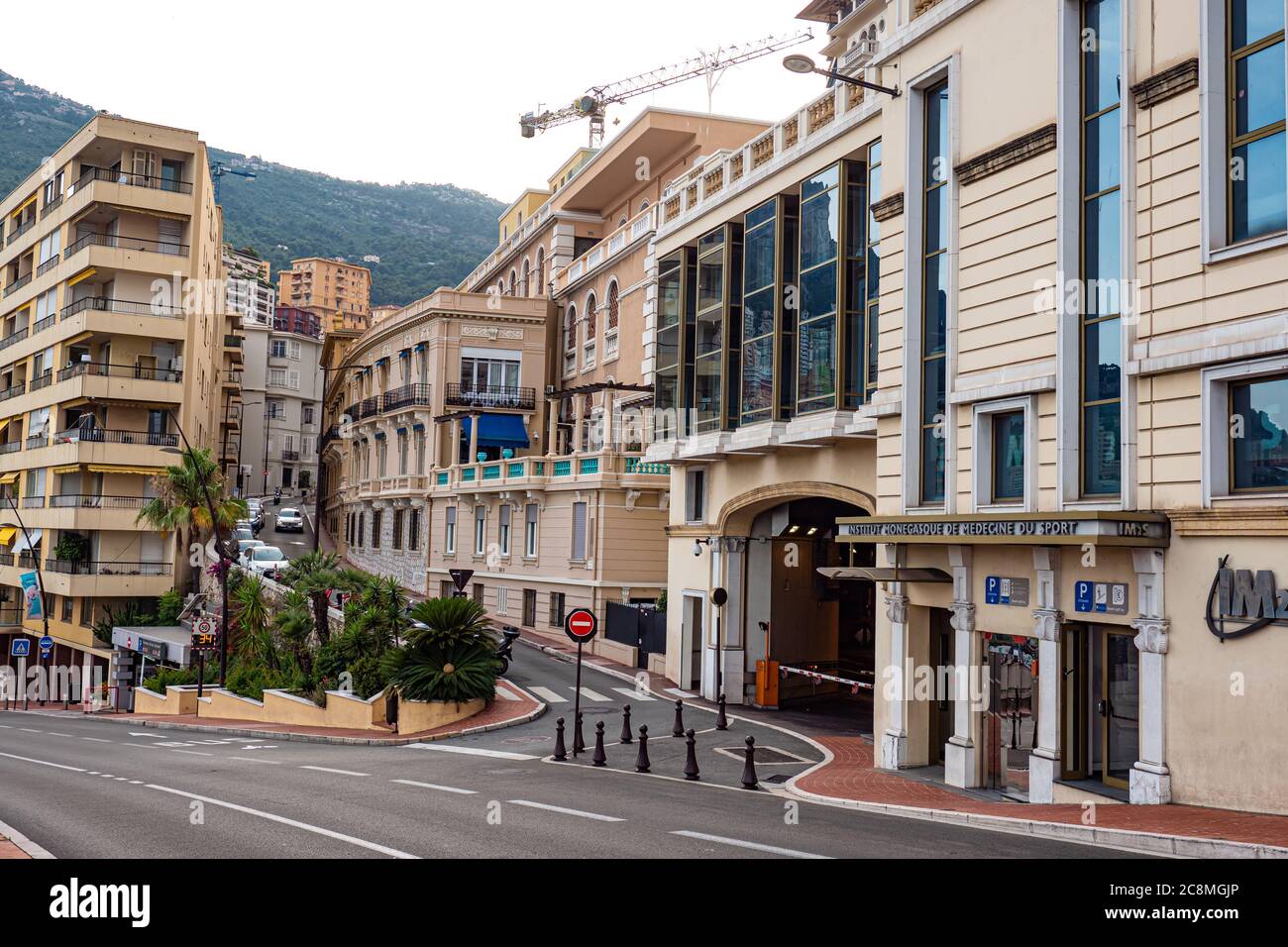 Street view in Monte Carlo in Monaco - CITY OF MONTE CARLO, MONACO ...